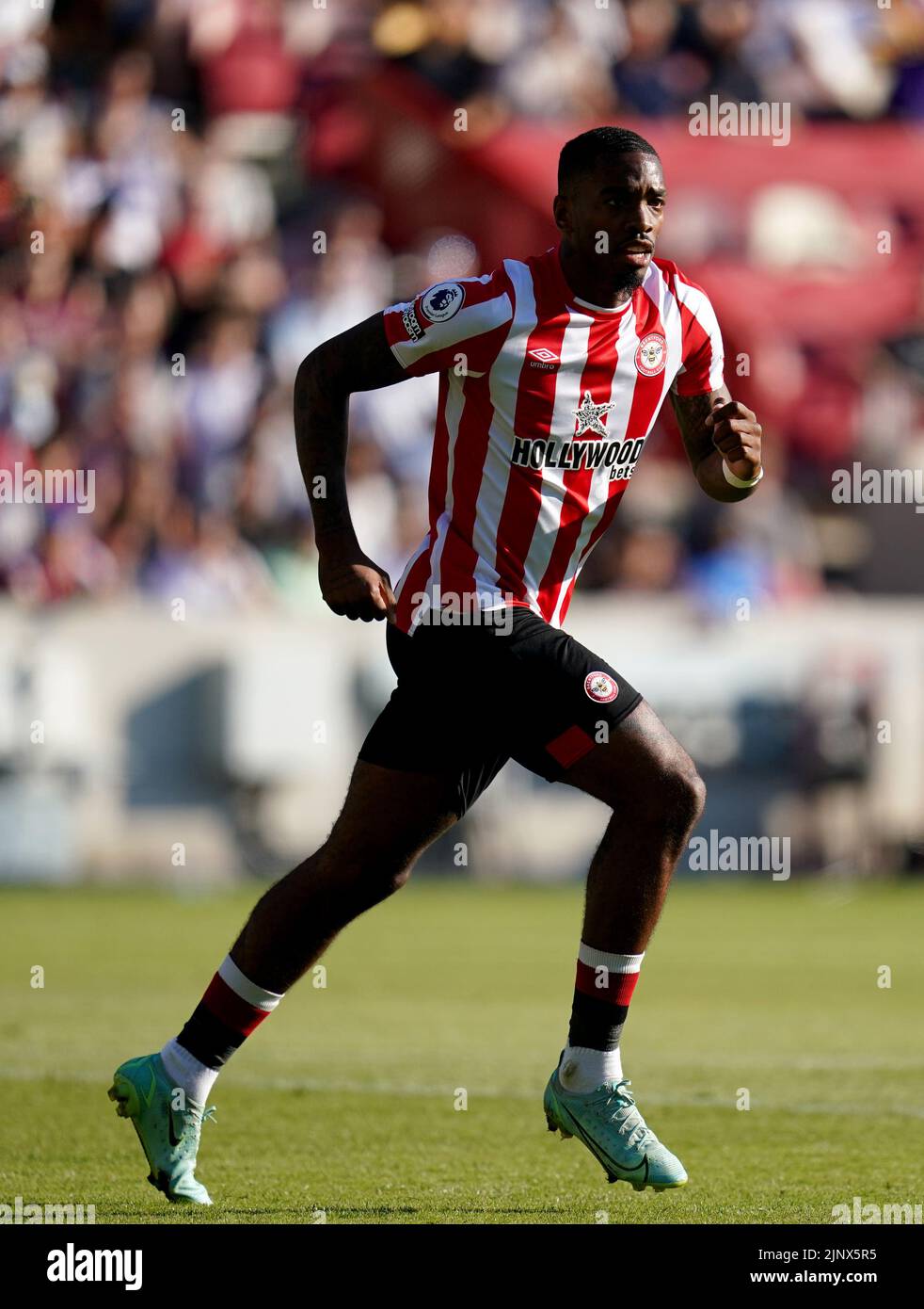 Brentford's Ivan Toney during the Premier League match at the Gtech ...