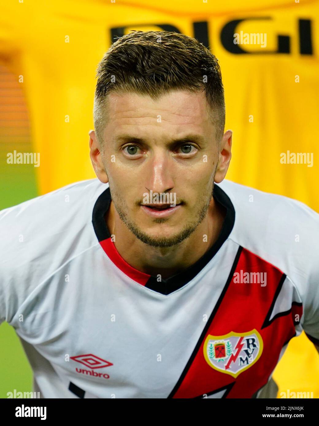 Ivan Balliu of Rayo Vallecano during the La Liga match between FC Barcelona and Rayo Vallecano ...