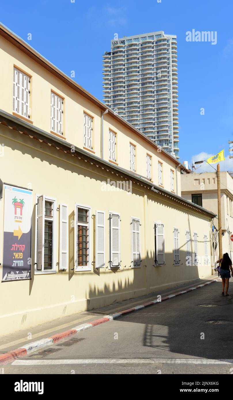 Walking through the narrow streets of the historical Neve Tzedek ...