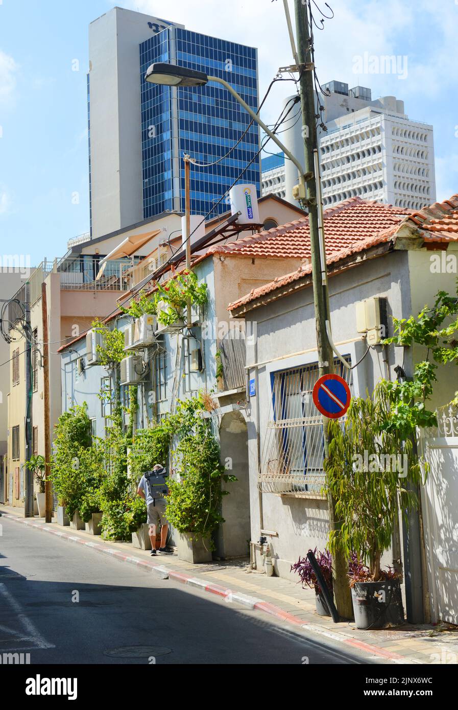 Walking through the narrow streets of the historical Neve Tzedek ...