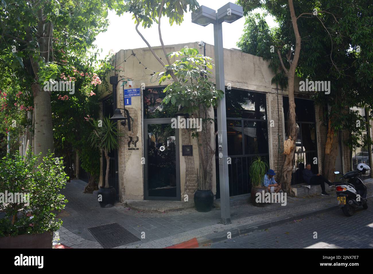 Walking through the narrow streets of the historical Neve Tzedek ...