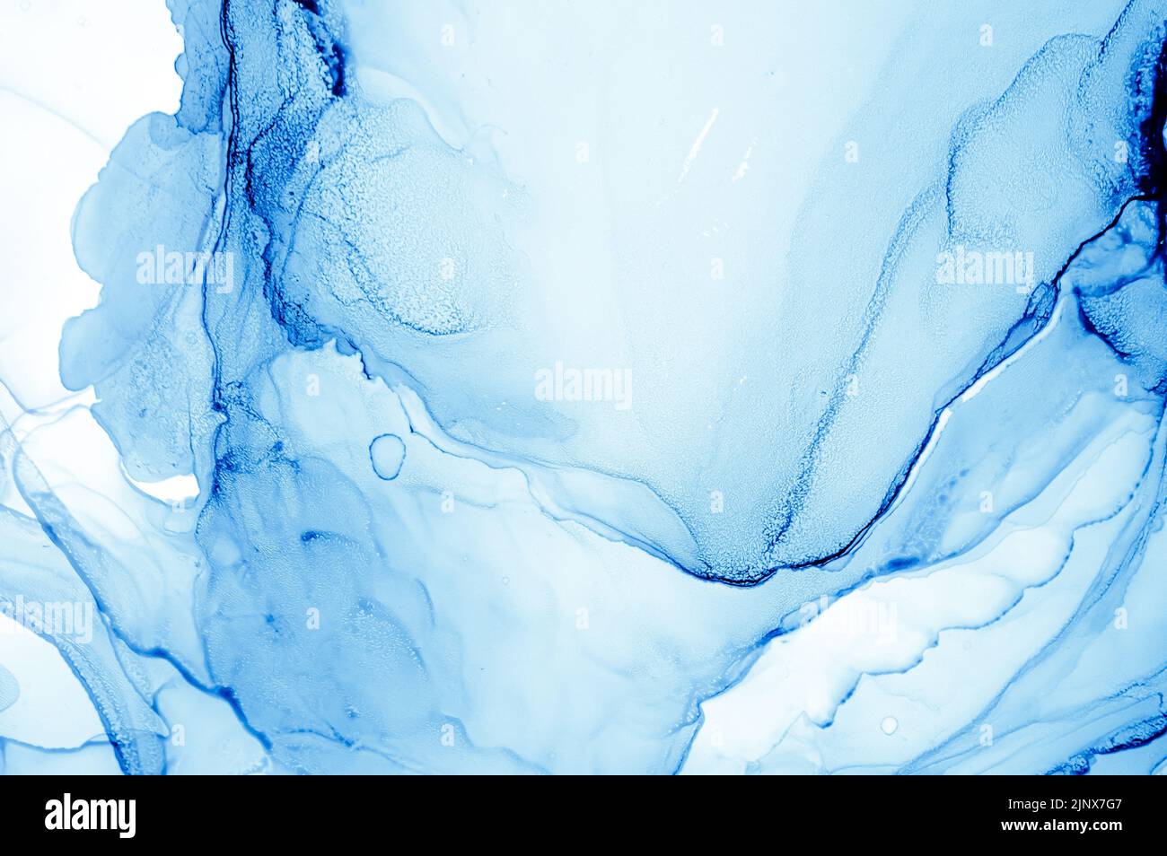 Ink Colours Mix Water. Art Flow Illustration Stock Photo - Alamy
