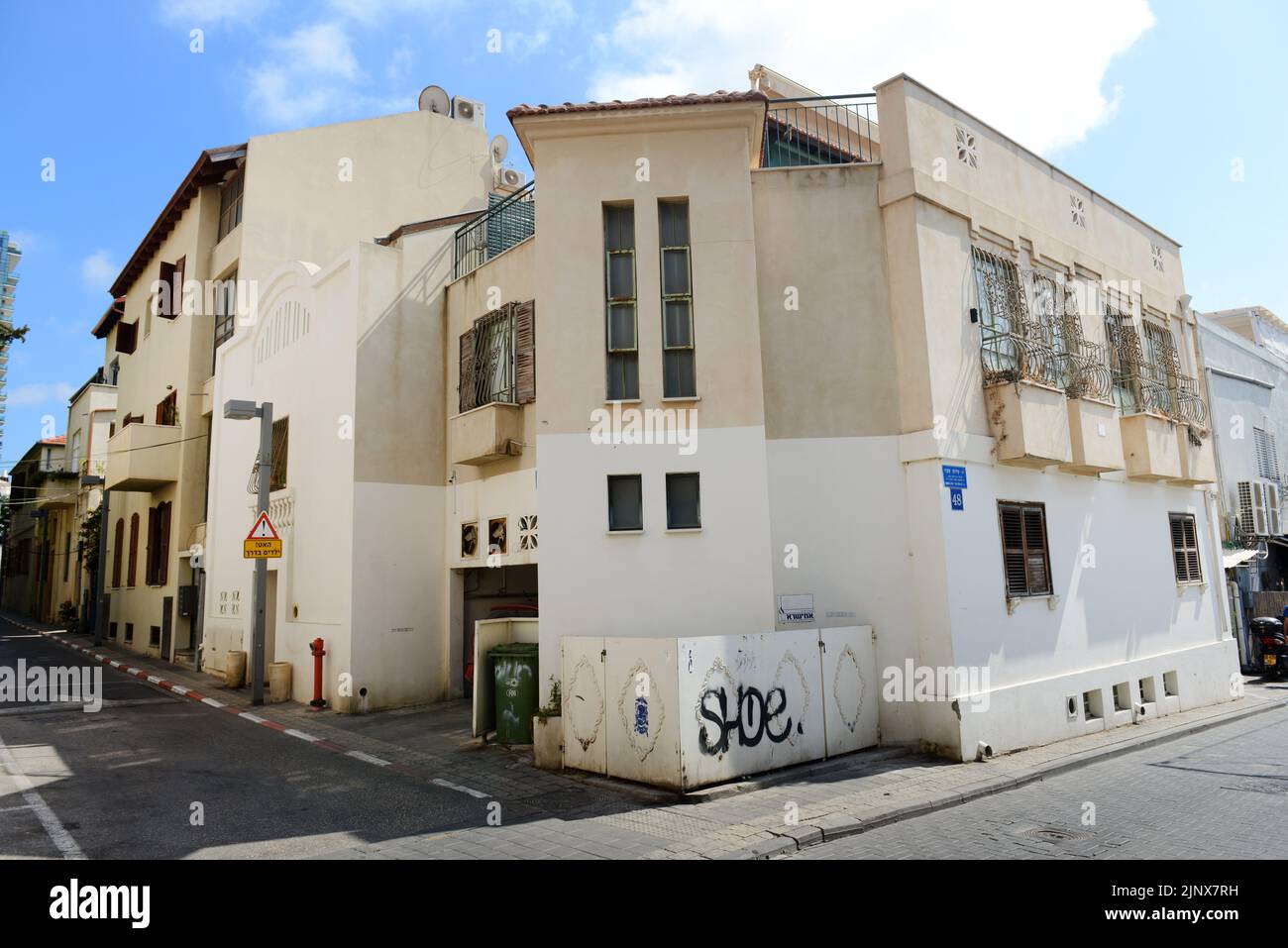 Walking through the narrow streets of the historical Neve Tzedek ...