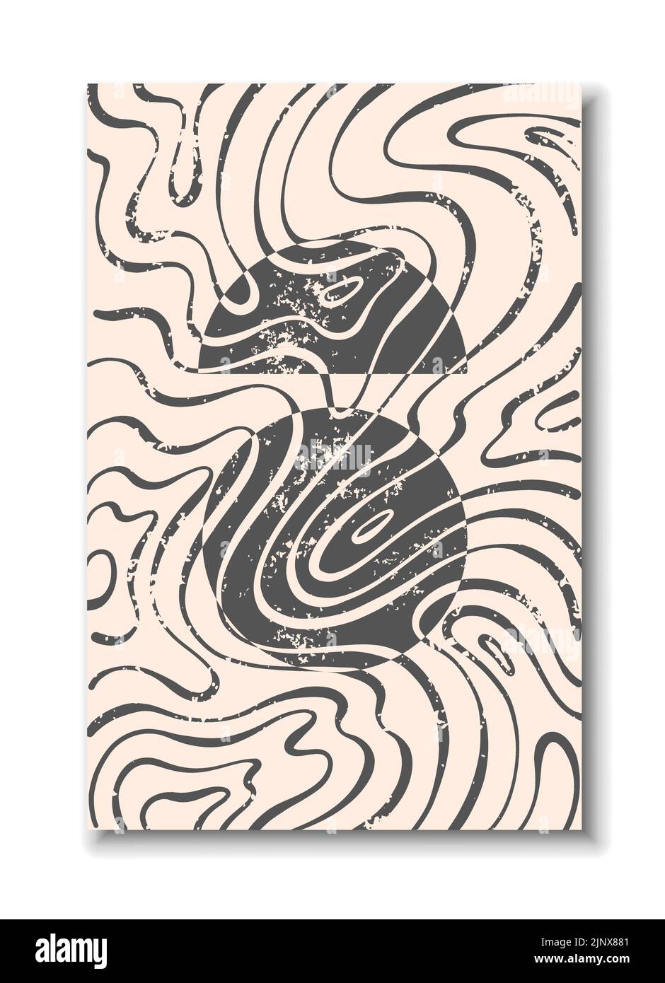 Poster with abstract geometric patterns Stock Vector Image & Art - Alamy