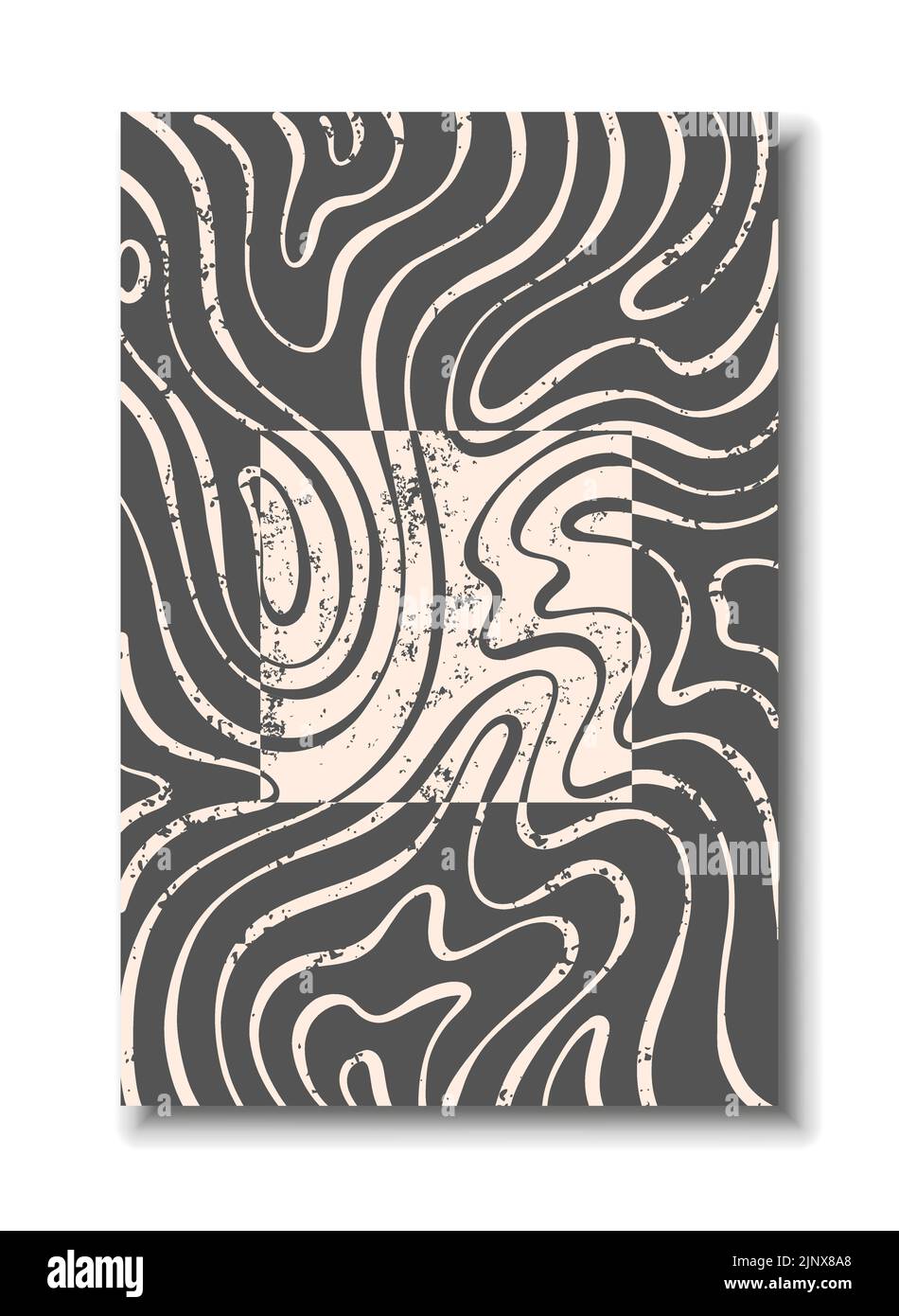 Poster with abstract geometric patterns Stock Vector Image & Art - Alamy