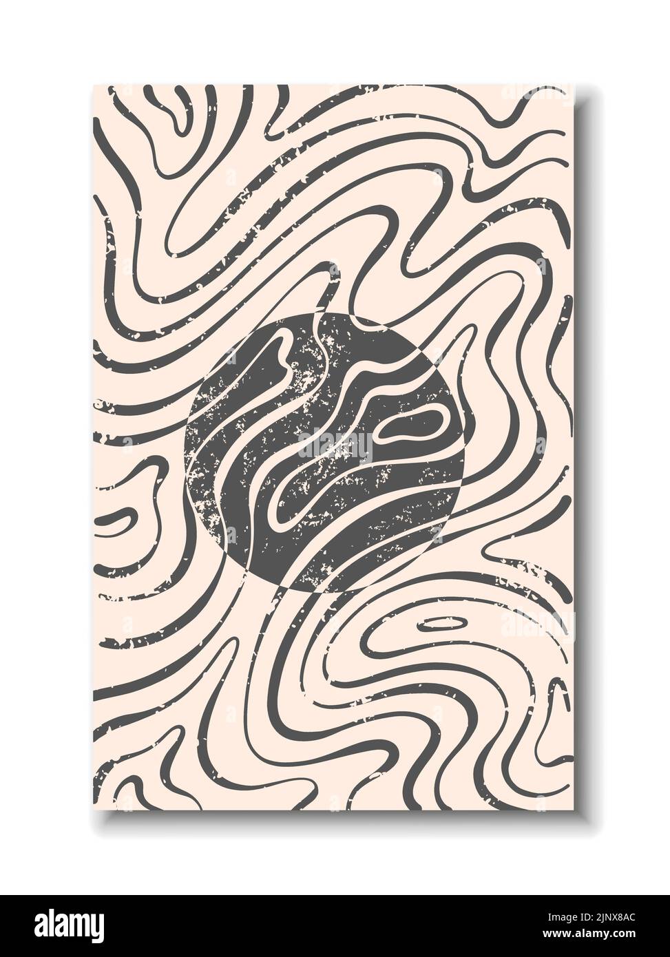 Poster with abstract geometric patterns Stock Vector Image & Art - Alamy