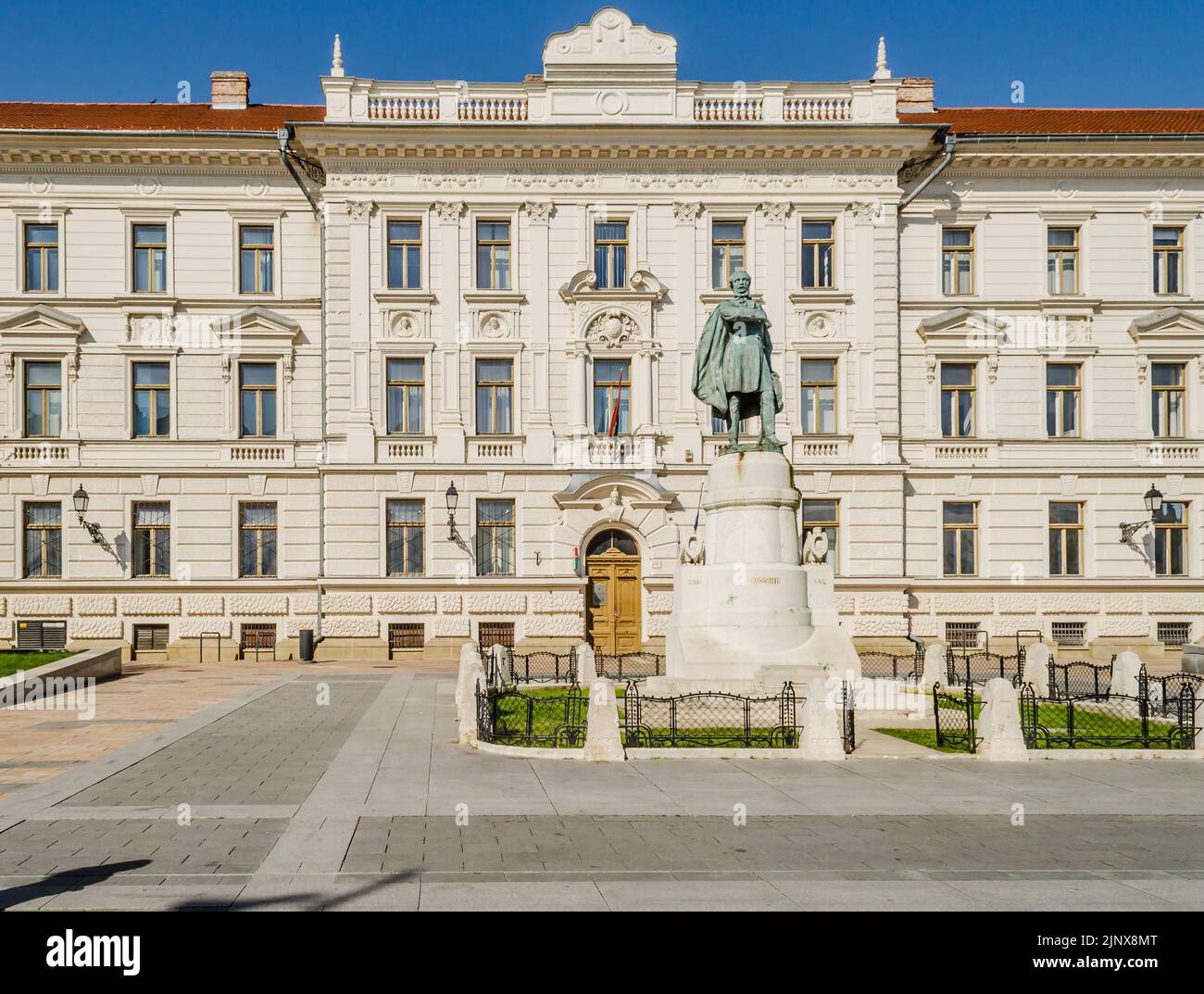Pecs, Hungary - October 06, 2018: Statue Of Lajos Kossuth And ...