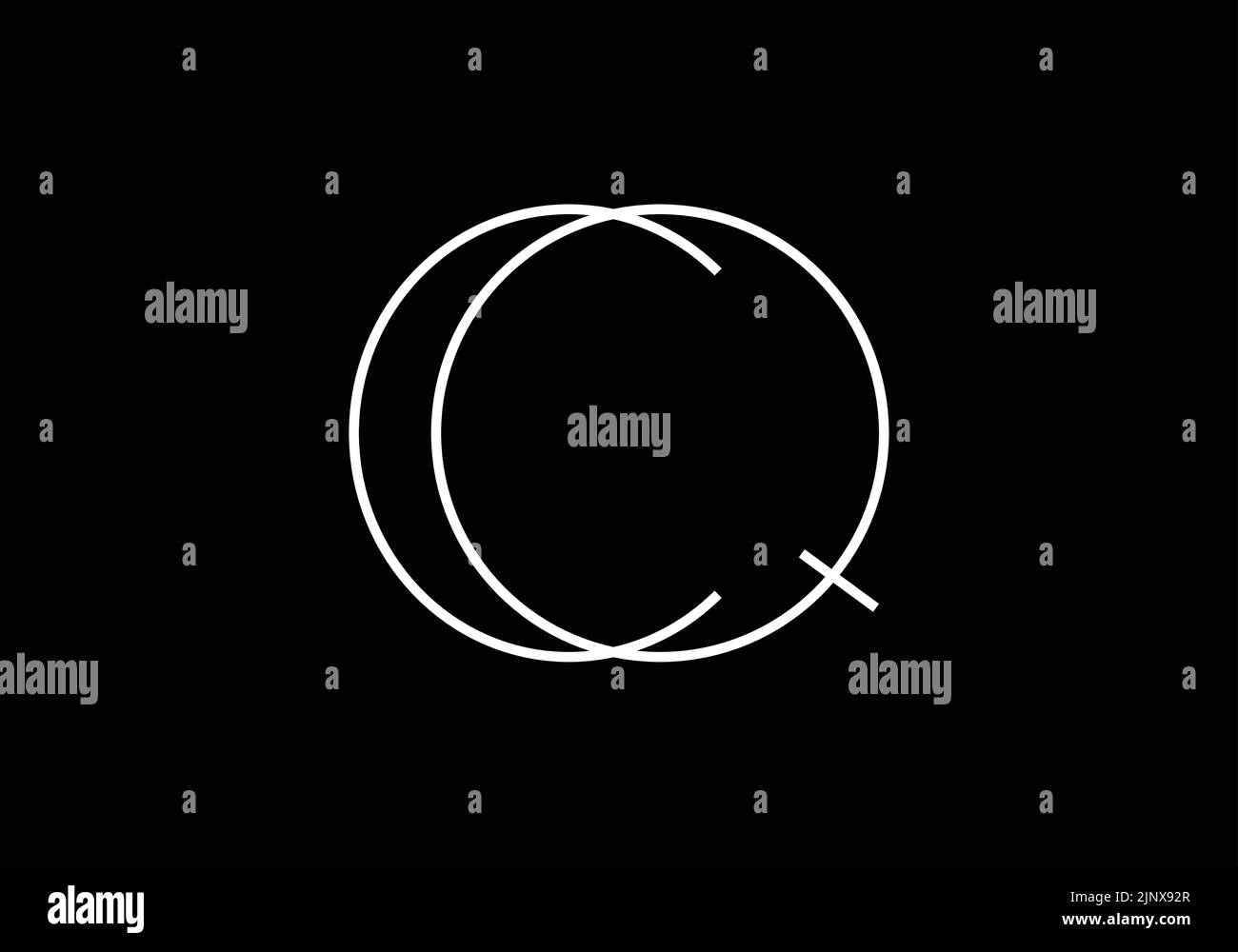 Letter cq logo hi-res stock photography and images - Alamy