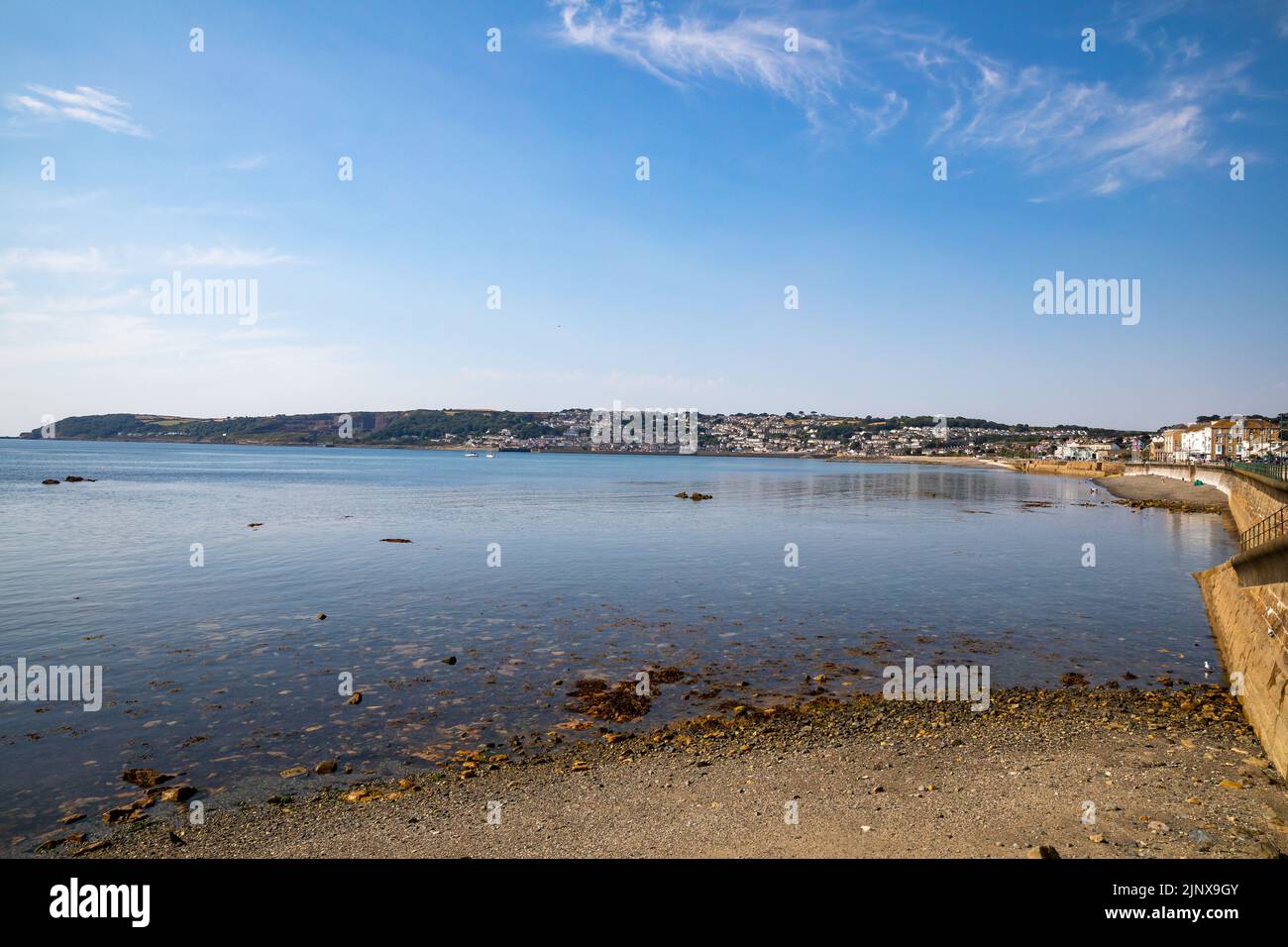 Penzance,Cornwall,13th August 2022,People enjoy the glorious sunshine ...