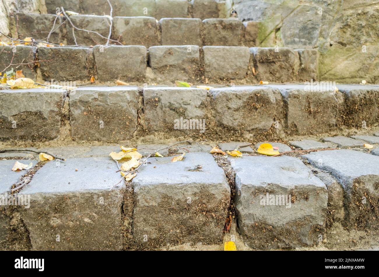 Pecs, Hungary - October 06, 2018: Old stairs in Pecs, Hungary Stock ...