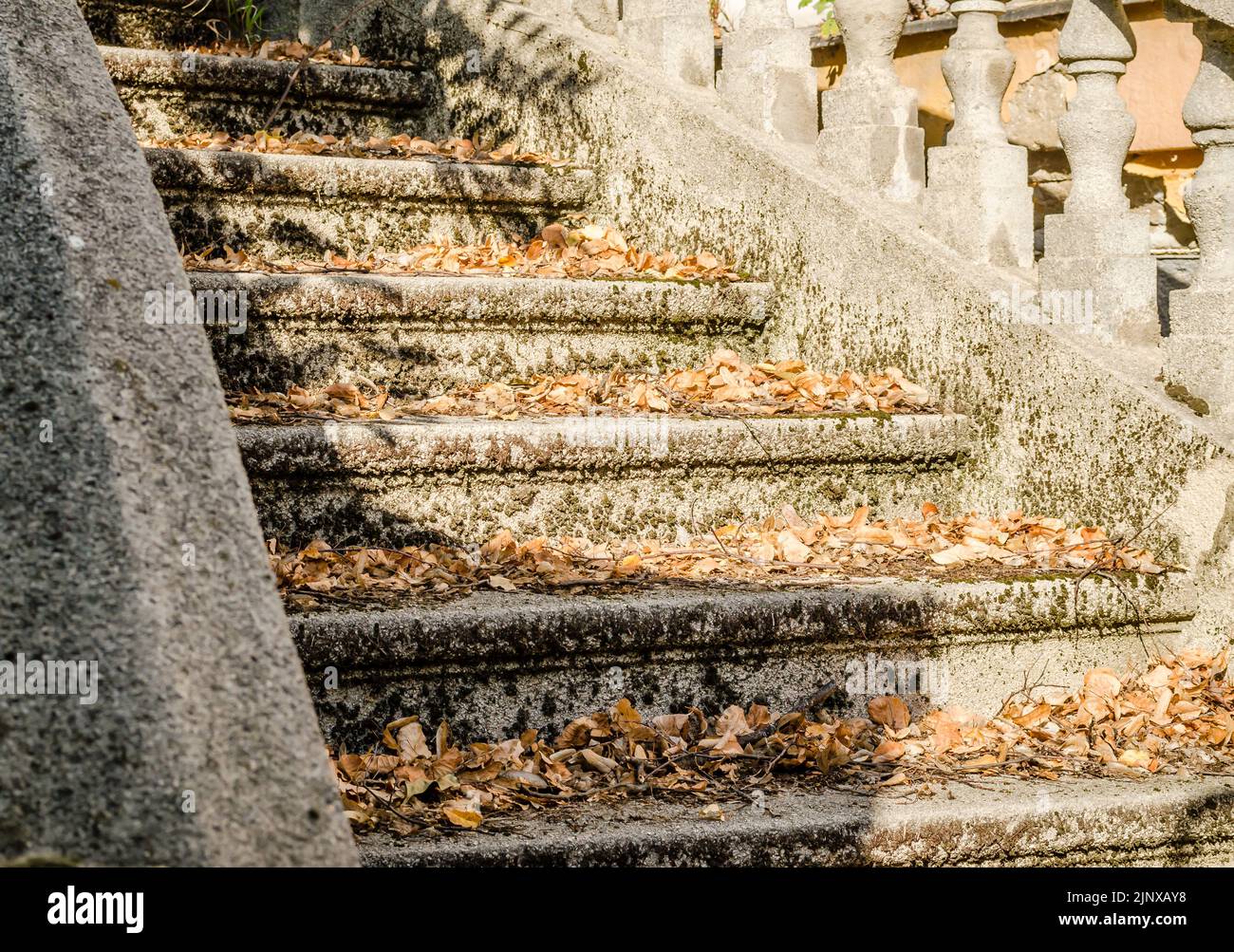 Pecs, Hungary - October 06, 2018: Old stairs in Pecs, Hungary Stock ...