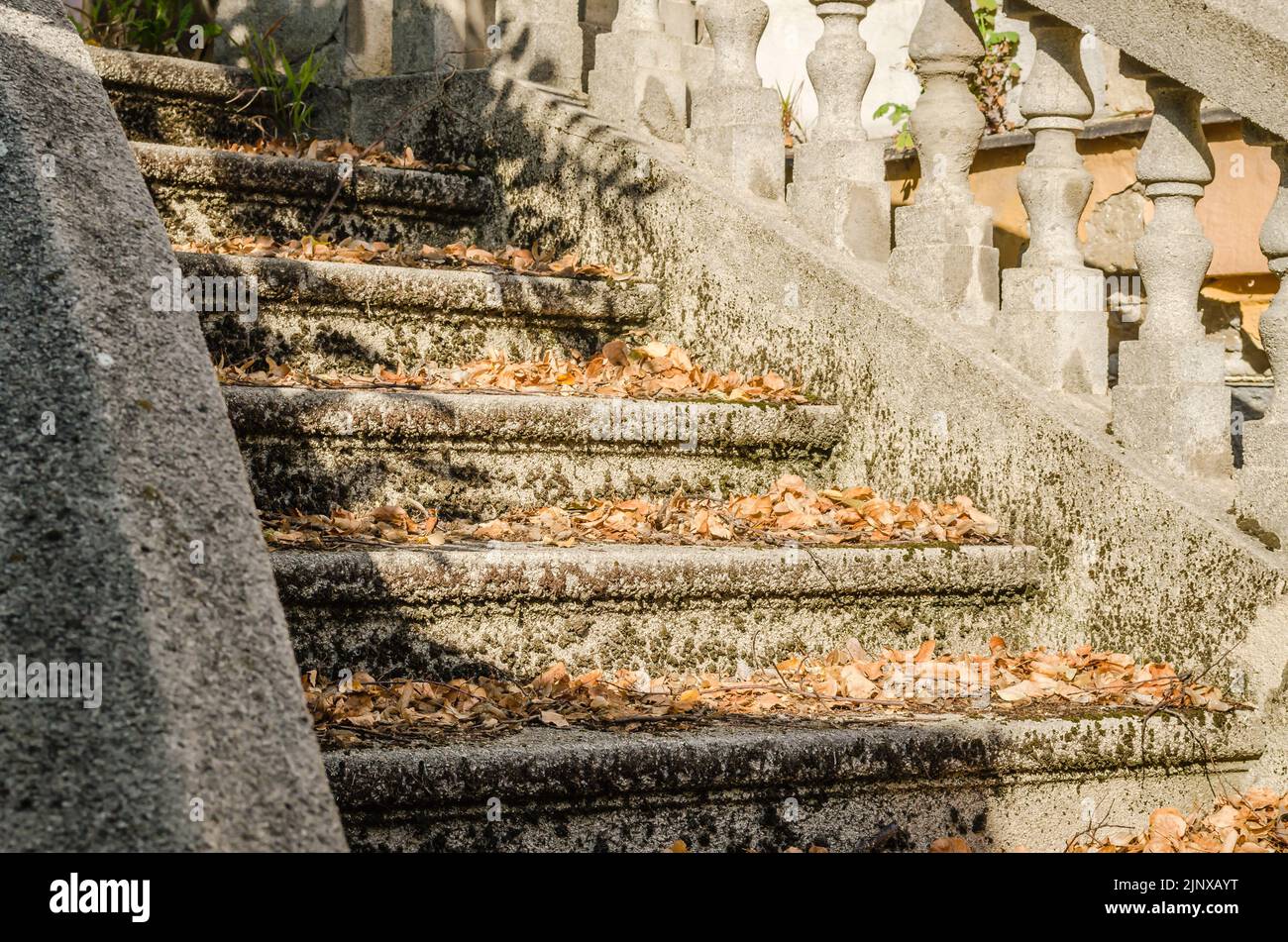 Pecs, Hungary - October 06, 2018: Old stairs in Pecs, Hungary Stock ...