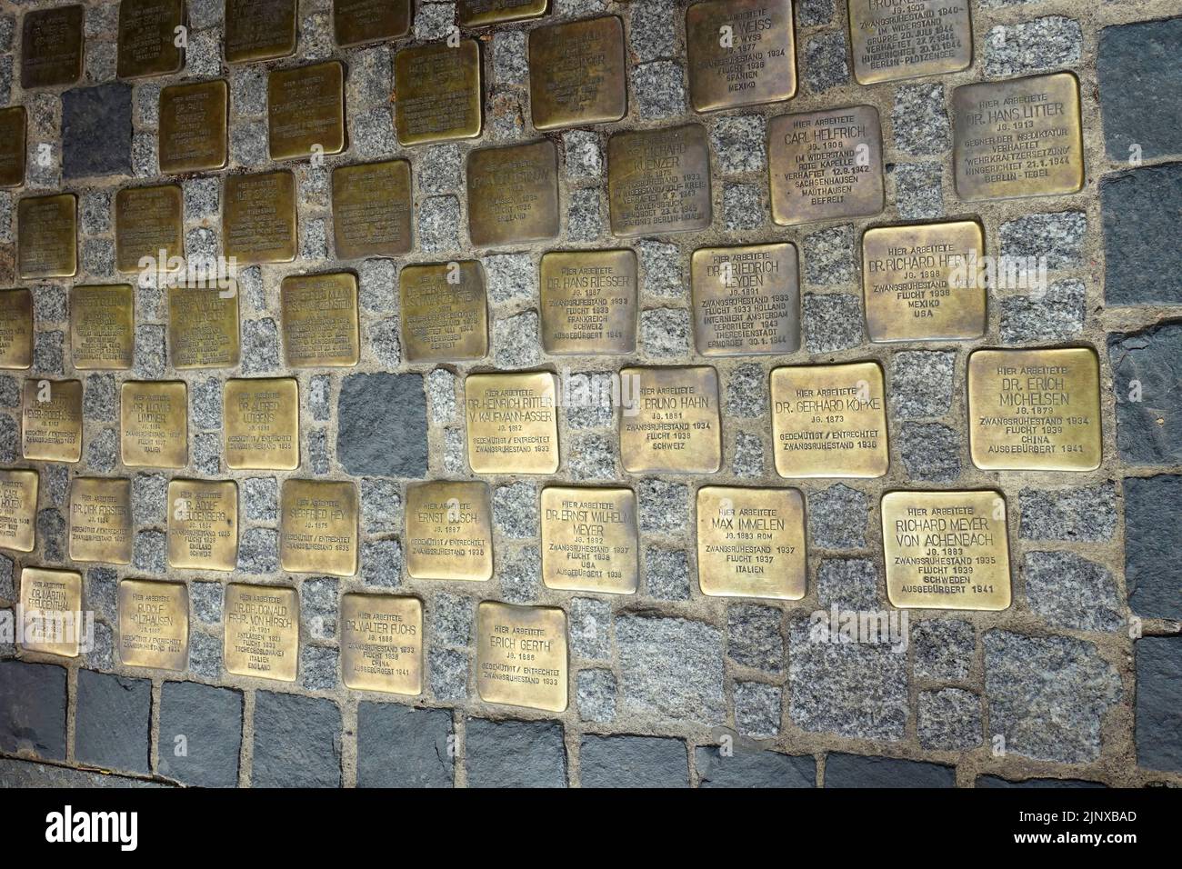 The names of 56 German diplomats who fell victim to the Nazis engraved ...
