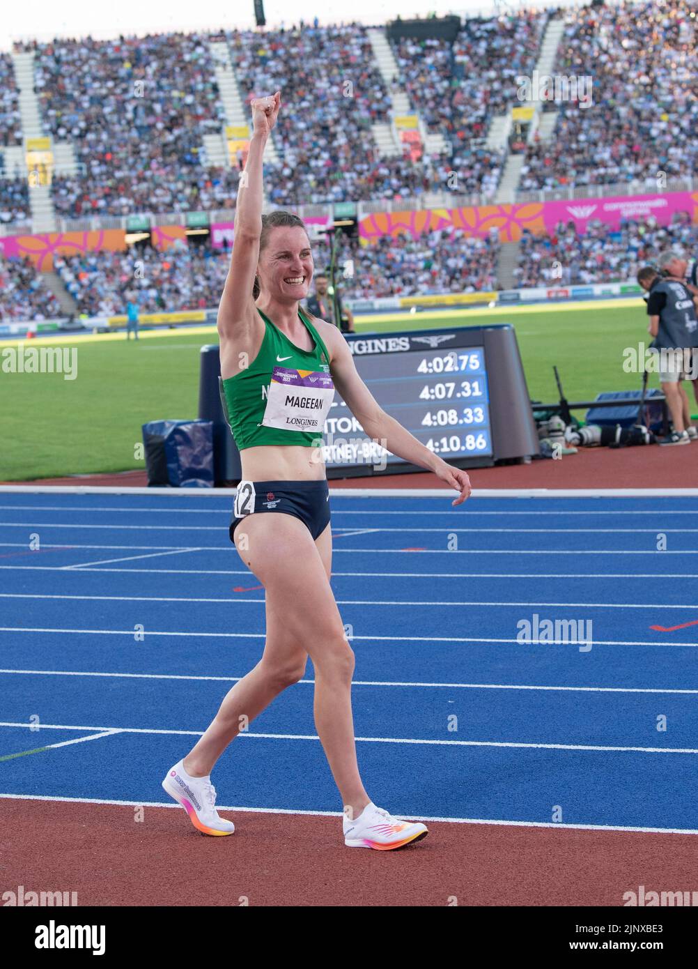 Ciara Mageean of Northern Ireland competing in the women’s 1500m final ...