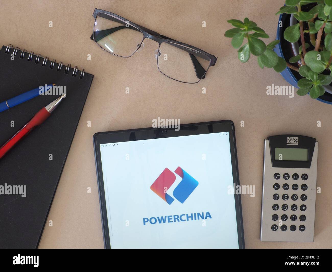 In this photo illustration, Power Construction Corporation of China ...