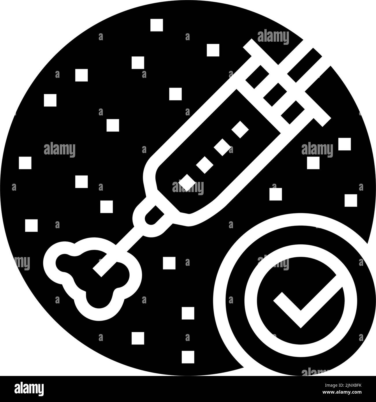 corticosteroid injection glyph icon vector illustration Stock Vector ...