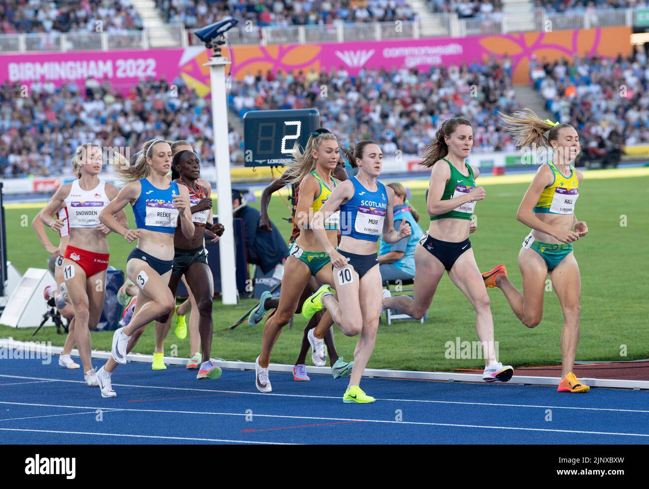 Jemma Reekie of Scotland competing in the women’s 1500m final at the ...