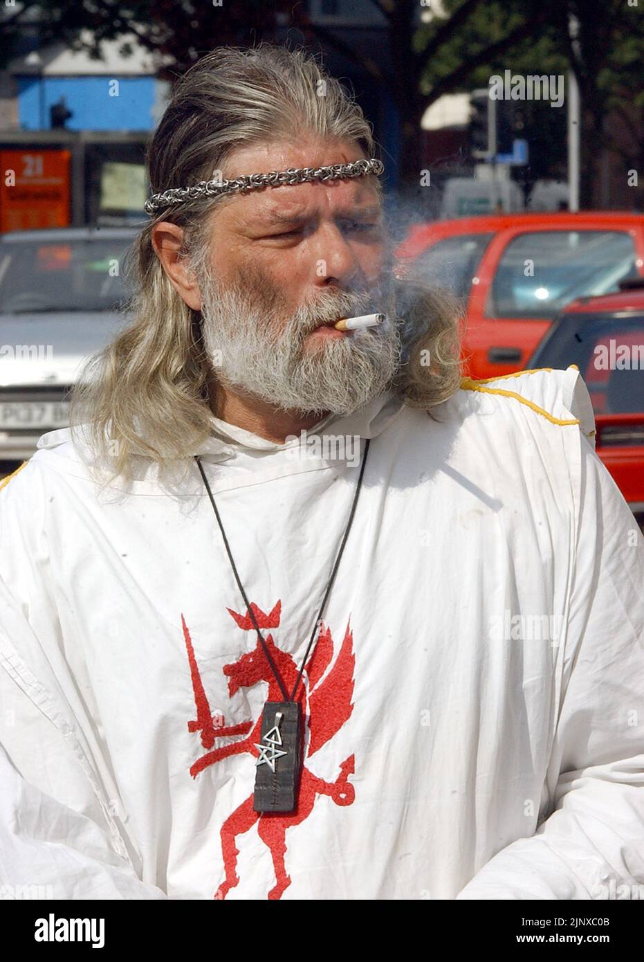 KING ARTHUR ARRIVES TO SUPPORT MERLIN MICHAEL WILLIAMS (26) AT ...