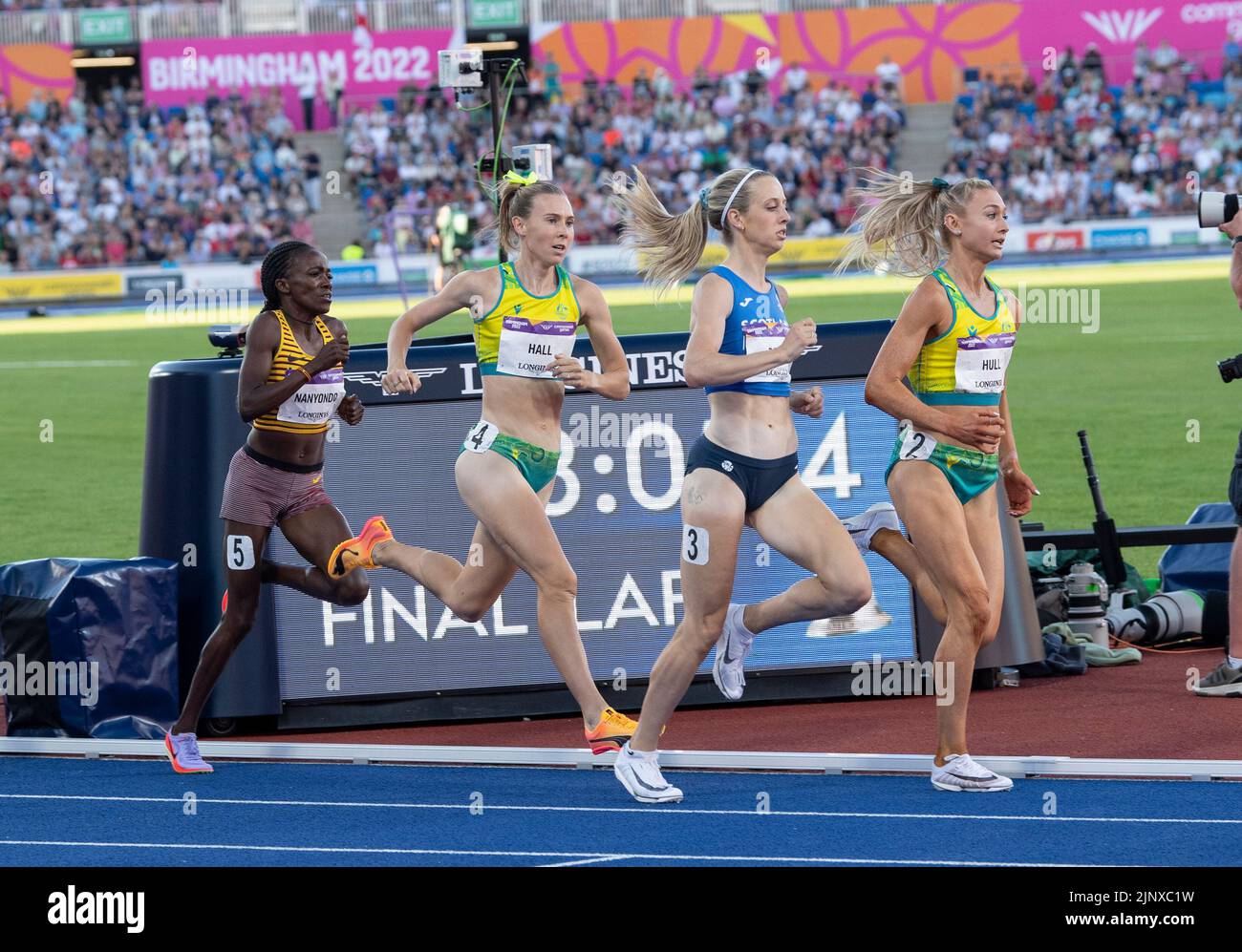 Jemma Reekie of Scotland competing in the women’s 1500m final at the ...