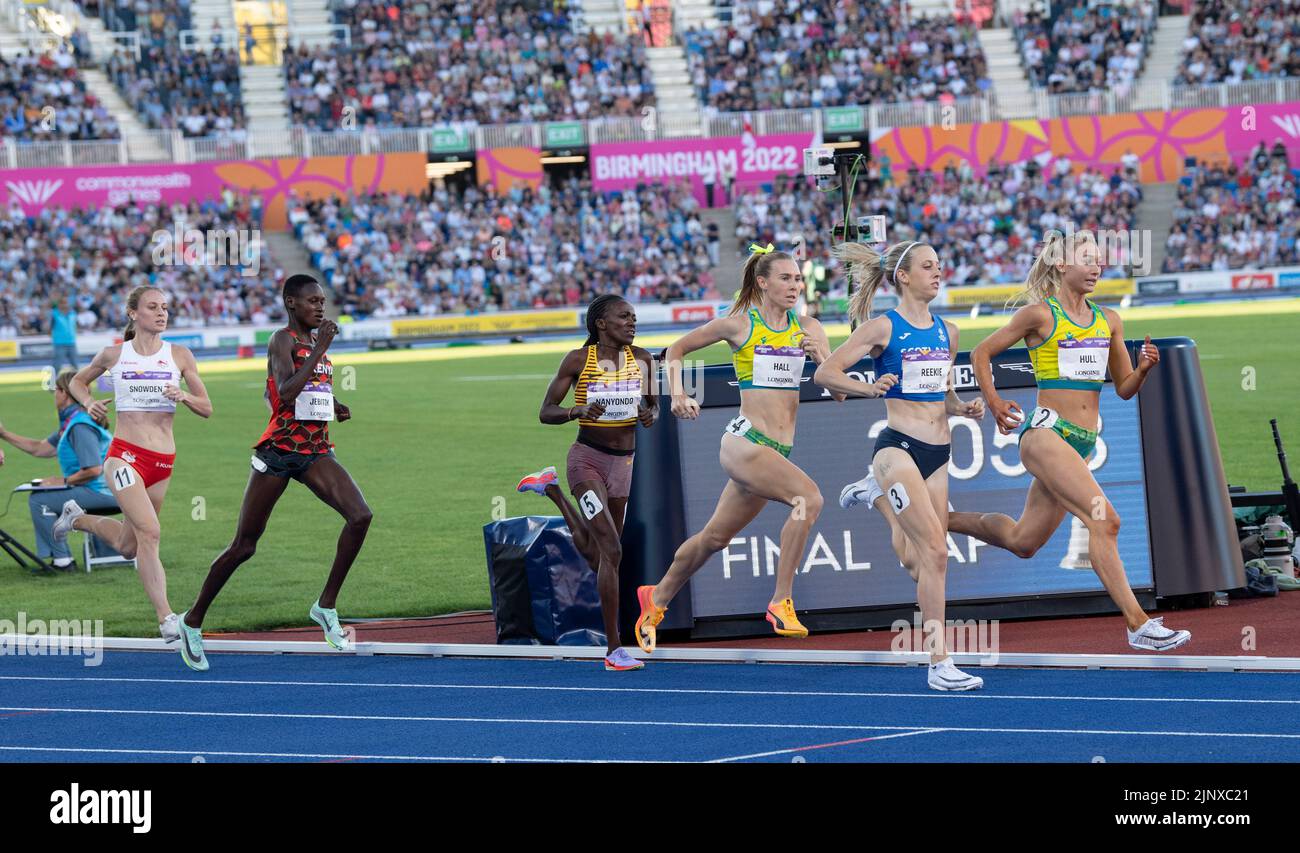 Jemma Reekie of Scotland competing in the women’s 1500m final at the ...