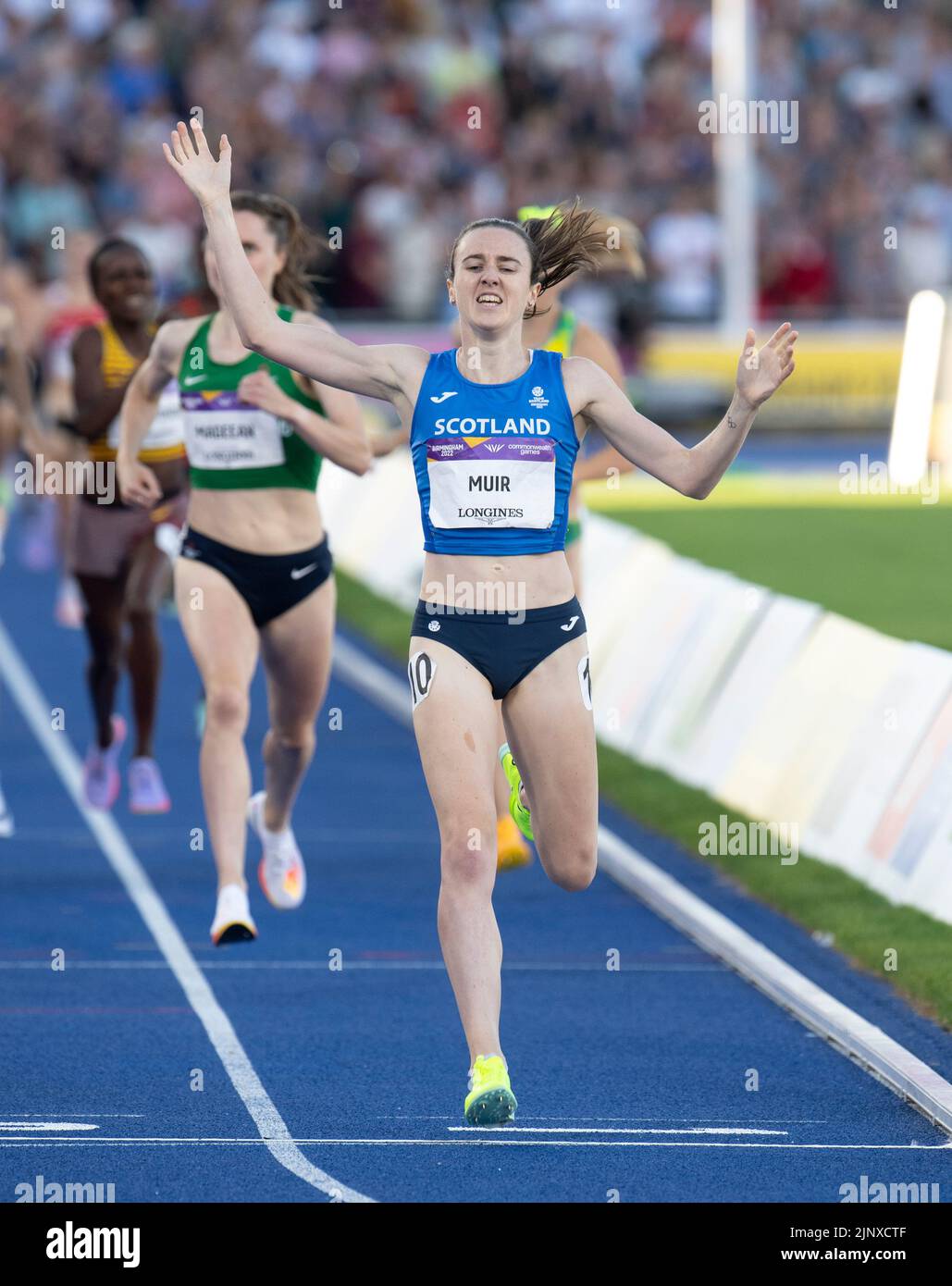 Laura Muir of Scotland competing in the women’s 1500m final at the ...
