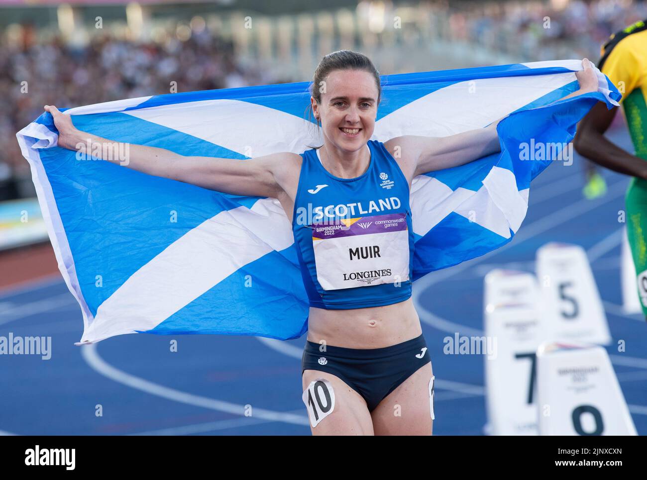 Laura Muir of Scotland competing in the women’s 1500m final at the ...