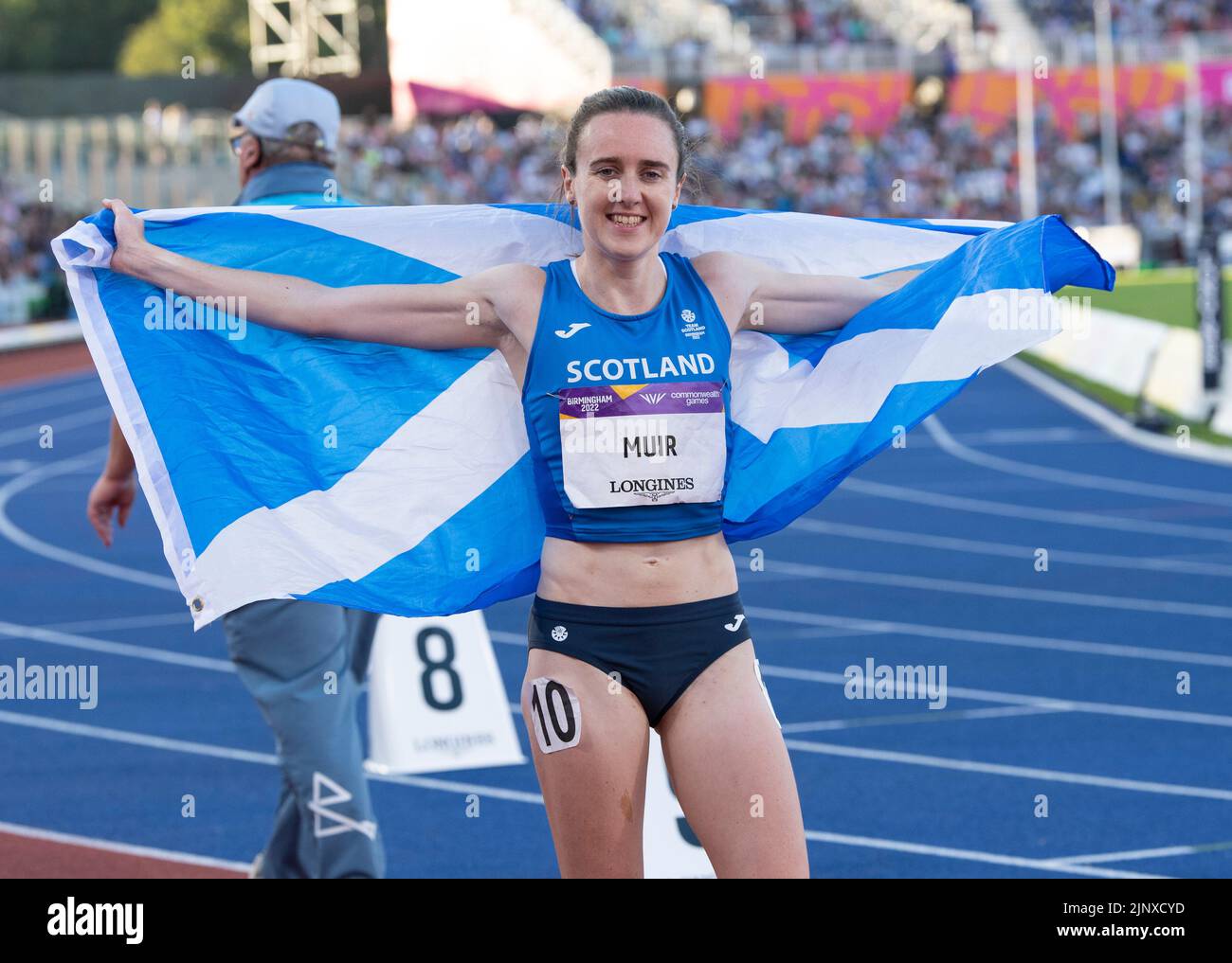 Laura Muir of Scotland competing in the women’s 1500m final at the ...