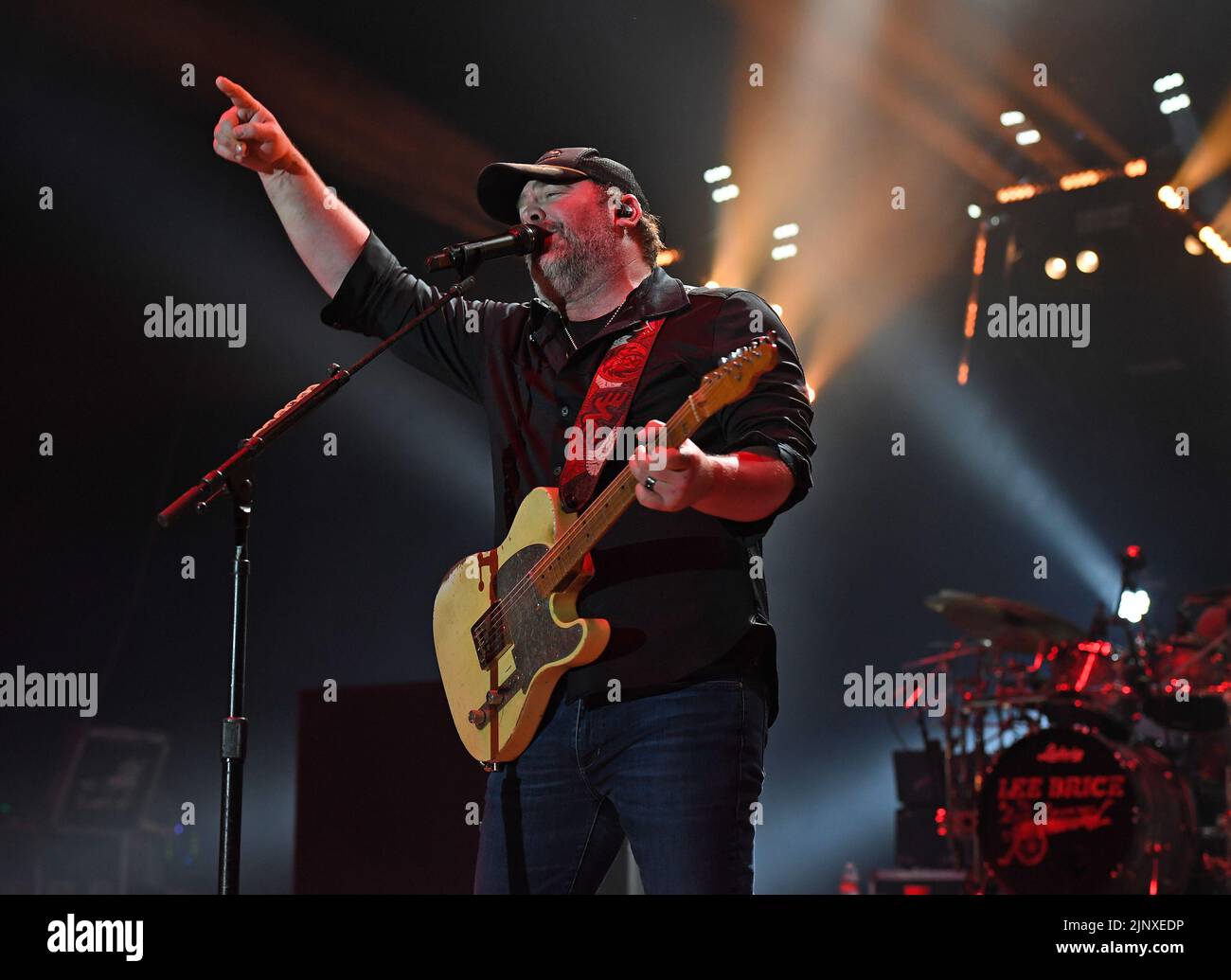 Boca Raton. 13th Aug, 2022. Lee Brice performs during the Label Me ...