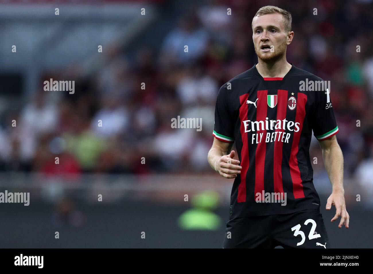 Tommaso Pobega of Ac Milan looks on during the Serie A beetween Ac ...