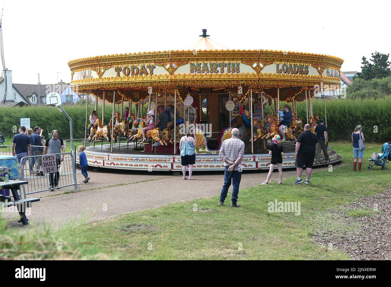 Old traditional carousel hi-res stock photography and images - Alamy
