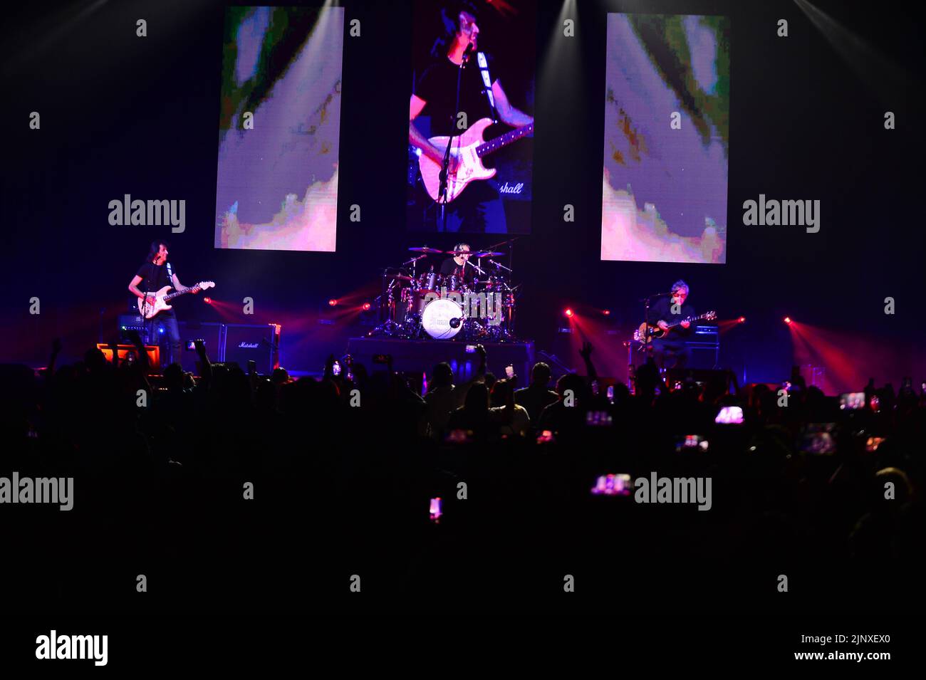 Miami, FL, USA. 12th Aug, 2022. Felipe Staiti, Jota Morelli and ...