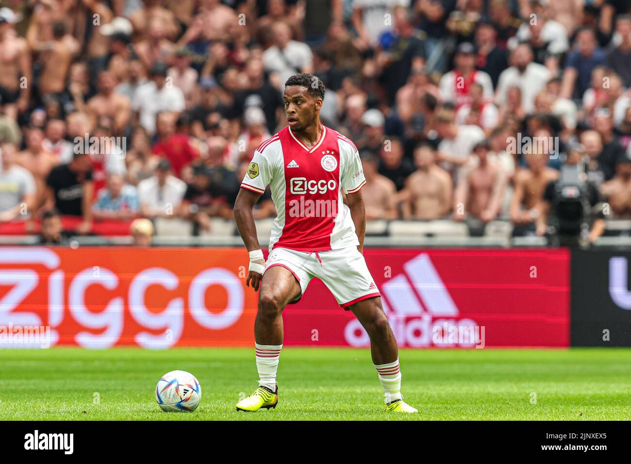 AMSTERDAM, NETHERLANDS - AUGUST 14: Jurrien Timber of Ajax during the ...