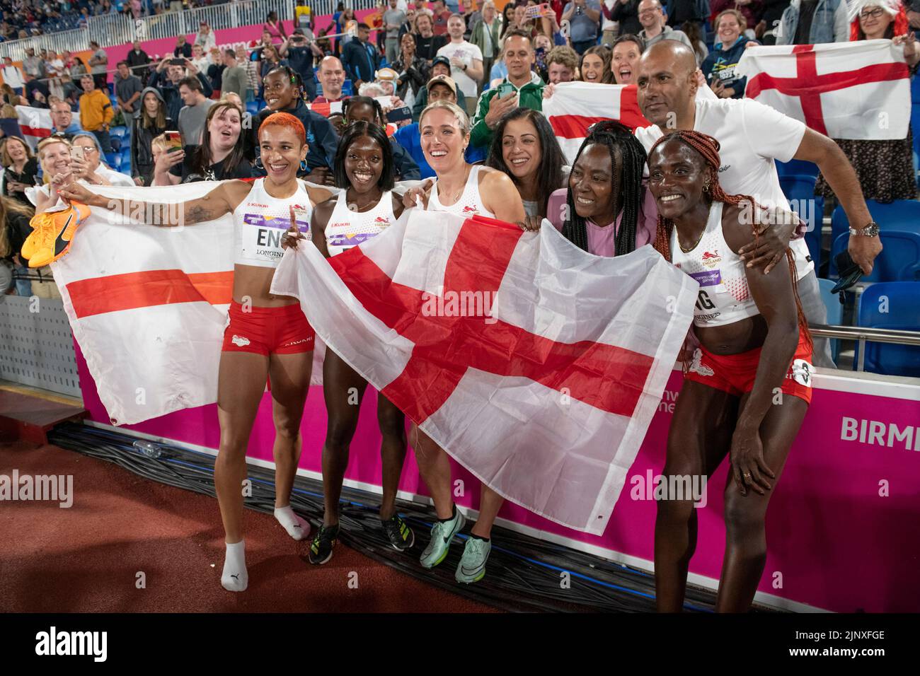 Jodie Williams, Ama Pipi, Jessie Knight and Victoria Ohuruogu of ...