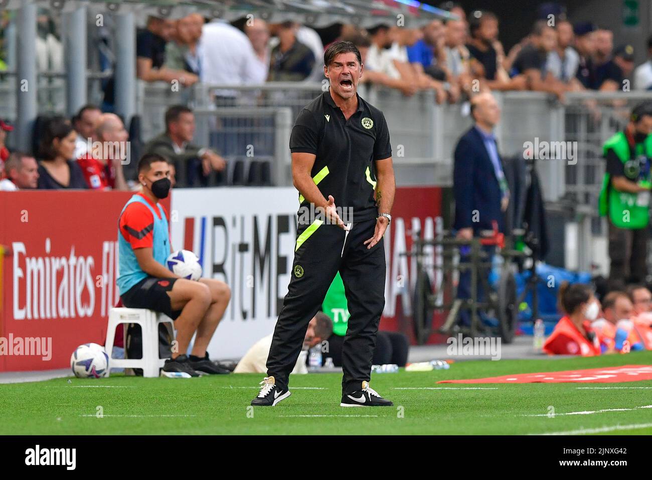 Milano, Italy. 13th Aug, 2022. Manager Andrea Sottil of Udinese seen in ...