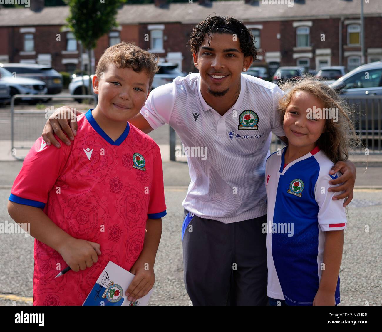 Blackburn, UK. 14th Aug, 2022. Tyrhys Dolan #10 of Blackburn Rovers ...