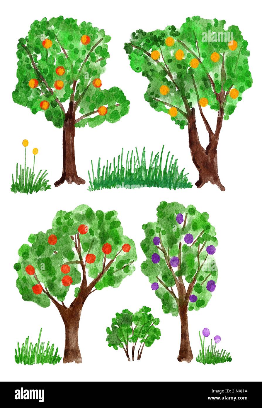 Fruit Trees Clip Art Fruit Trees Clip Art