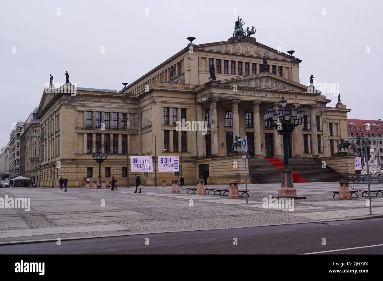 Berlin, Germany: the neoclassical building of the Konzerthaus Berlin ...