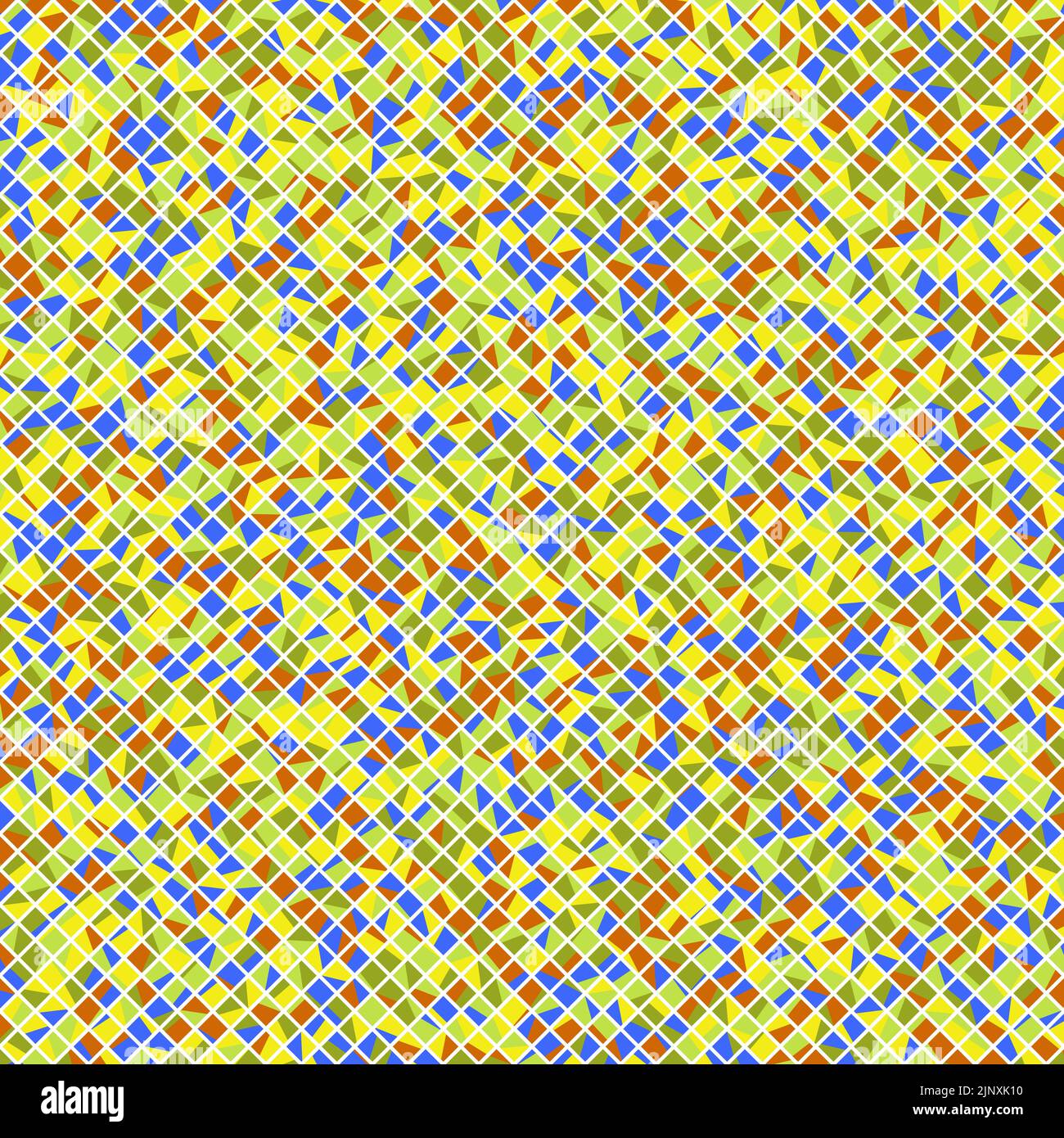 Colorised Rhombuses tiles tessellation pattern illustration Stock ...
