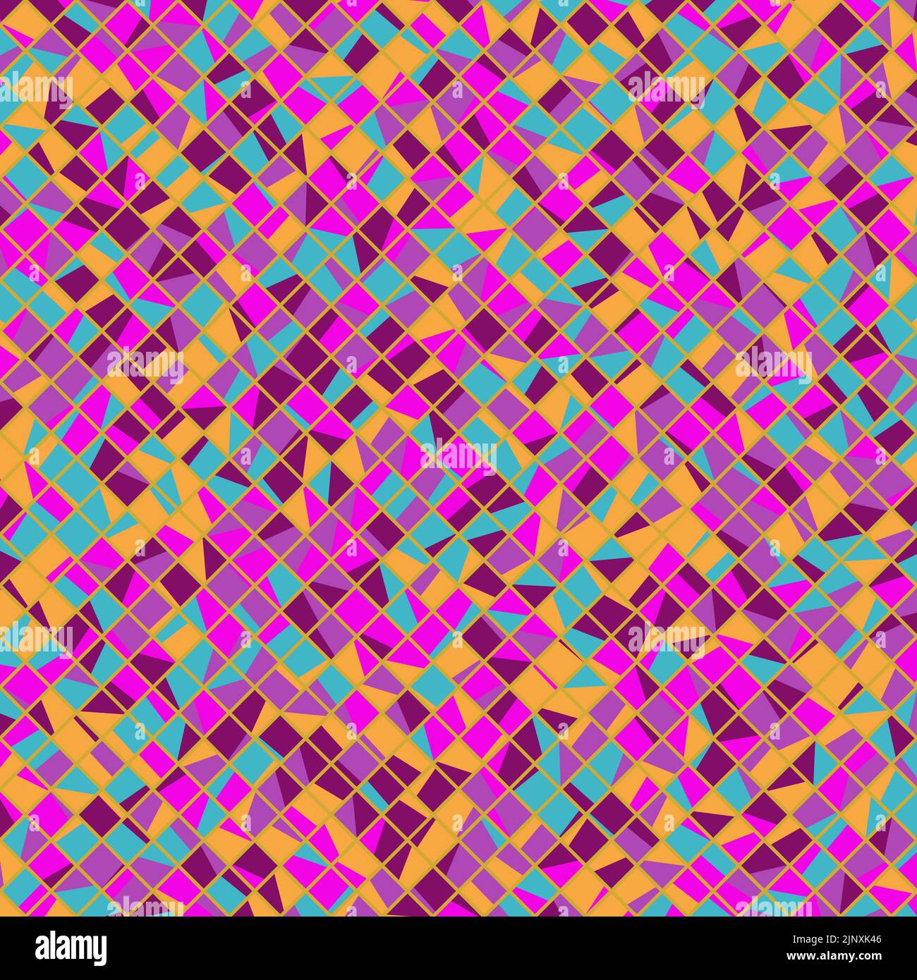 Colorised Rhombuses tiles tessellation pattern illustration Stock ...