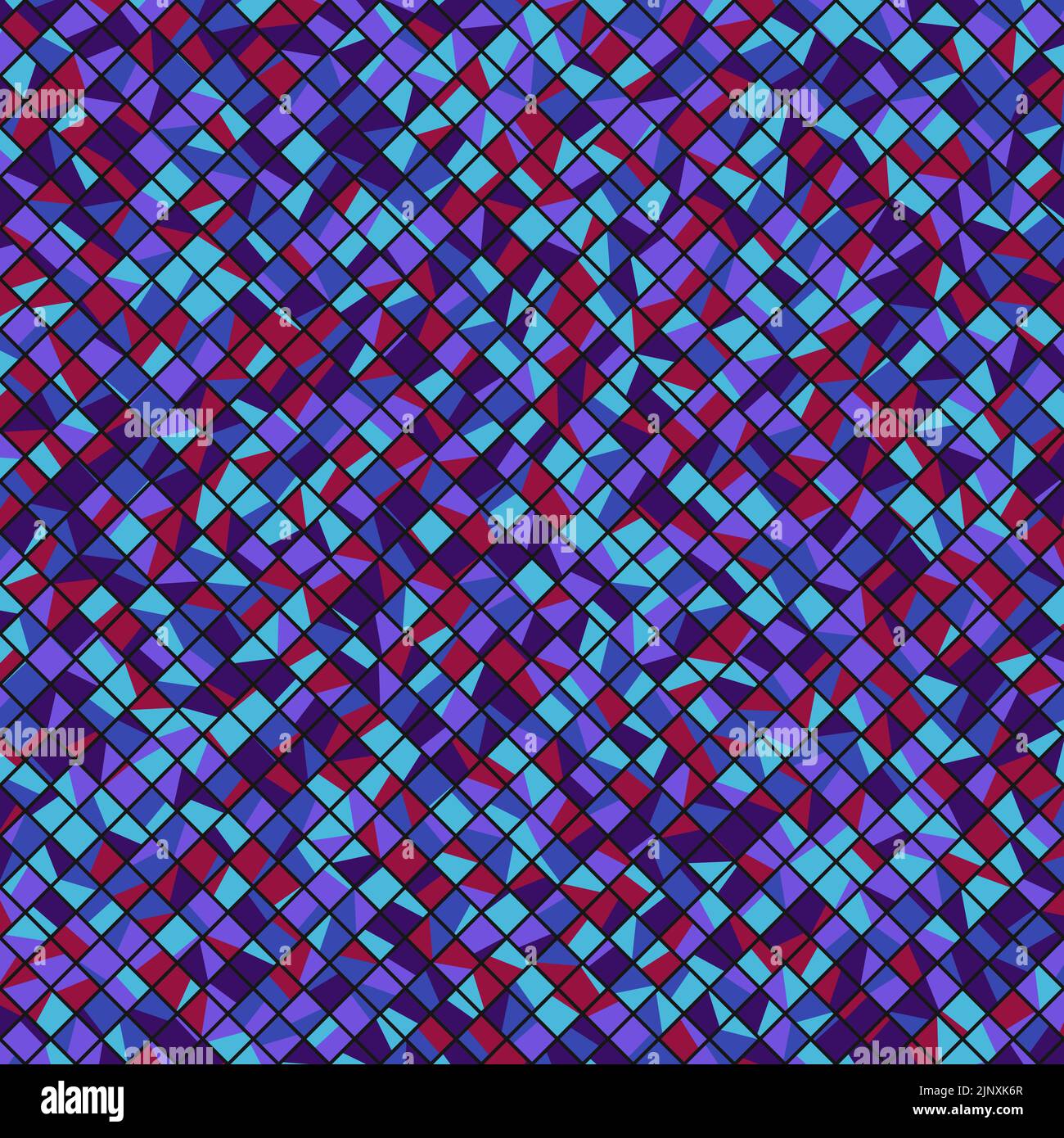 Colorised Rhombuses tiles tessellation pattern illustration Stock ...