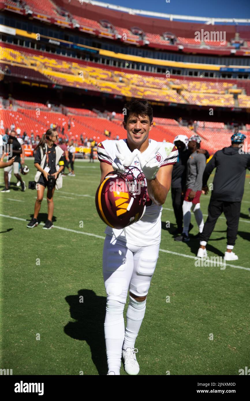 Washington Commanders wide receiver Alex Erickson (86) walks off the ...