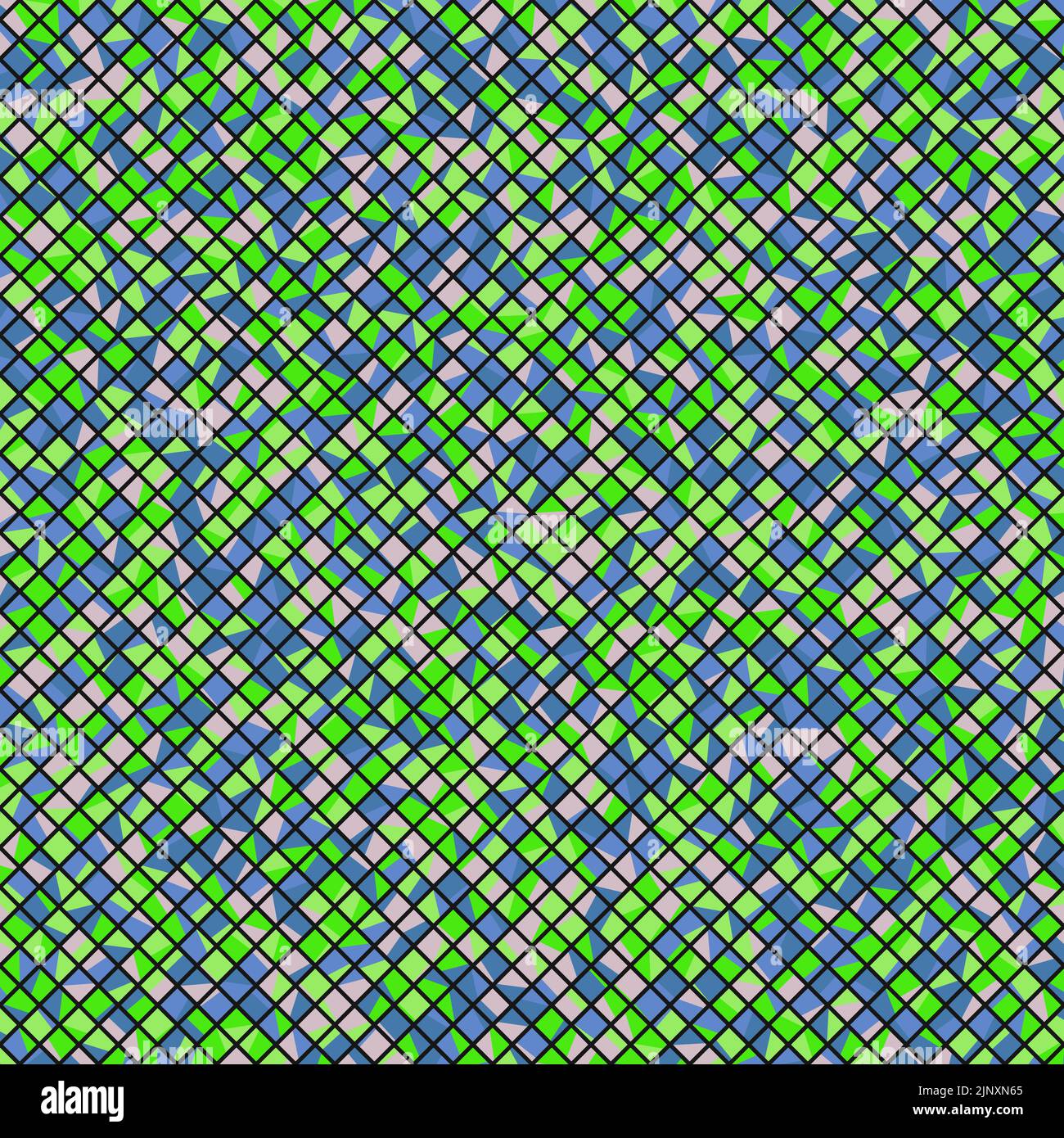 Colorised Rhombuses tiles tessellation pattern illustration Stock ...