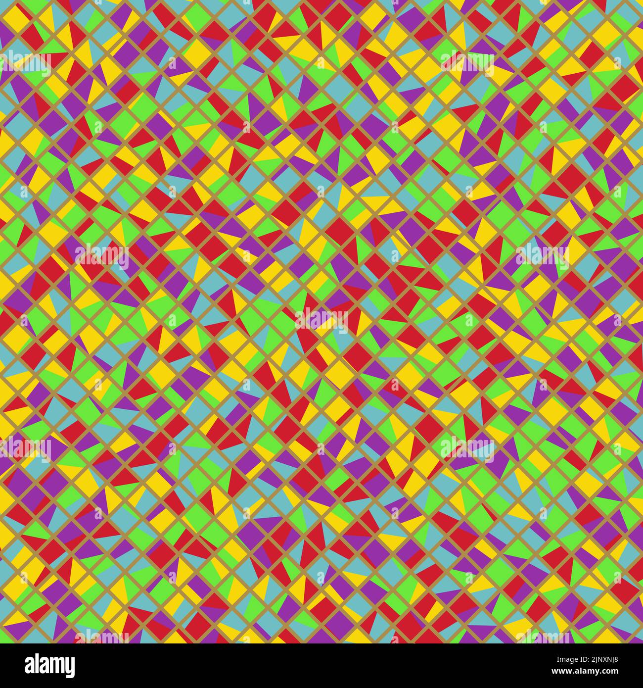 Colorised Rhombuses tiles tessellation pattern illustration Stock ...