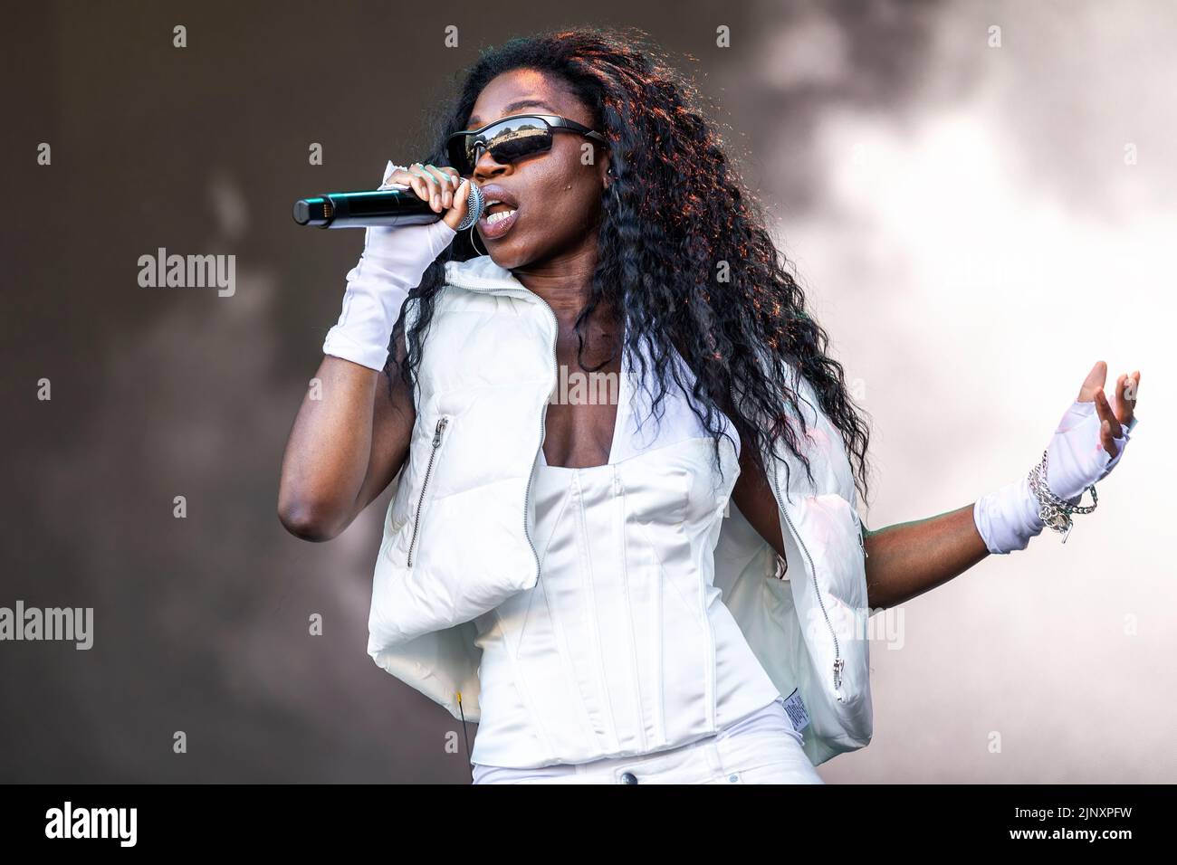 Oslo, Norway. 11th, August 2022. The Norwegian rapper and singer Myra ...