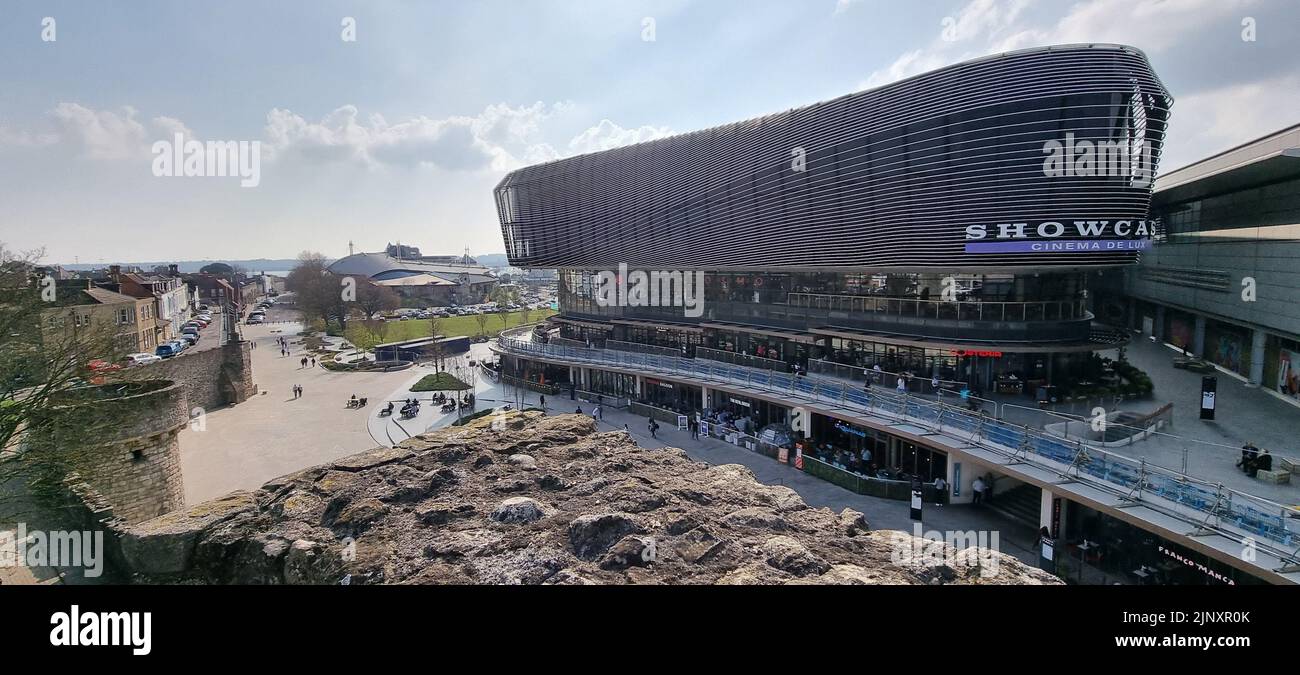 West Quay and old Southampton walls, Southampton, UK Stock Photo - Alamy