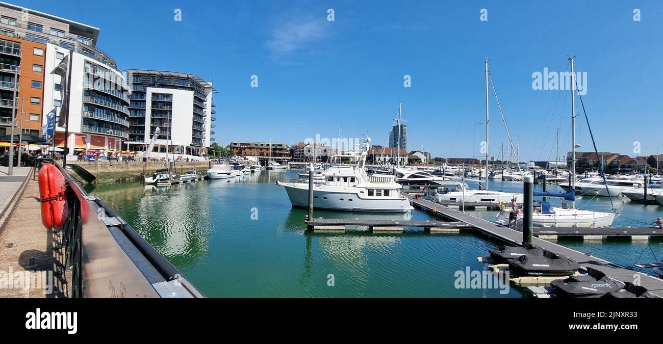 Ocean Village Marina, Southampton, UK Stock Photo - Alamy