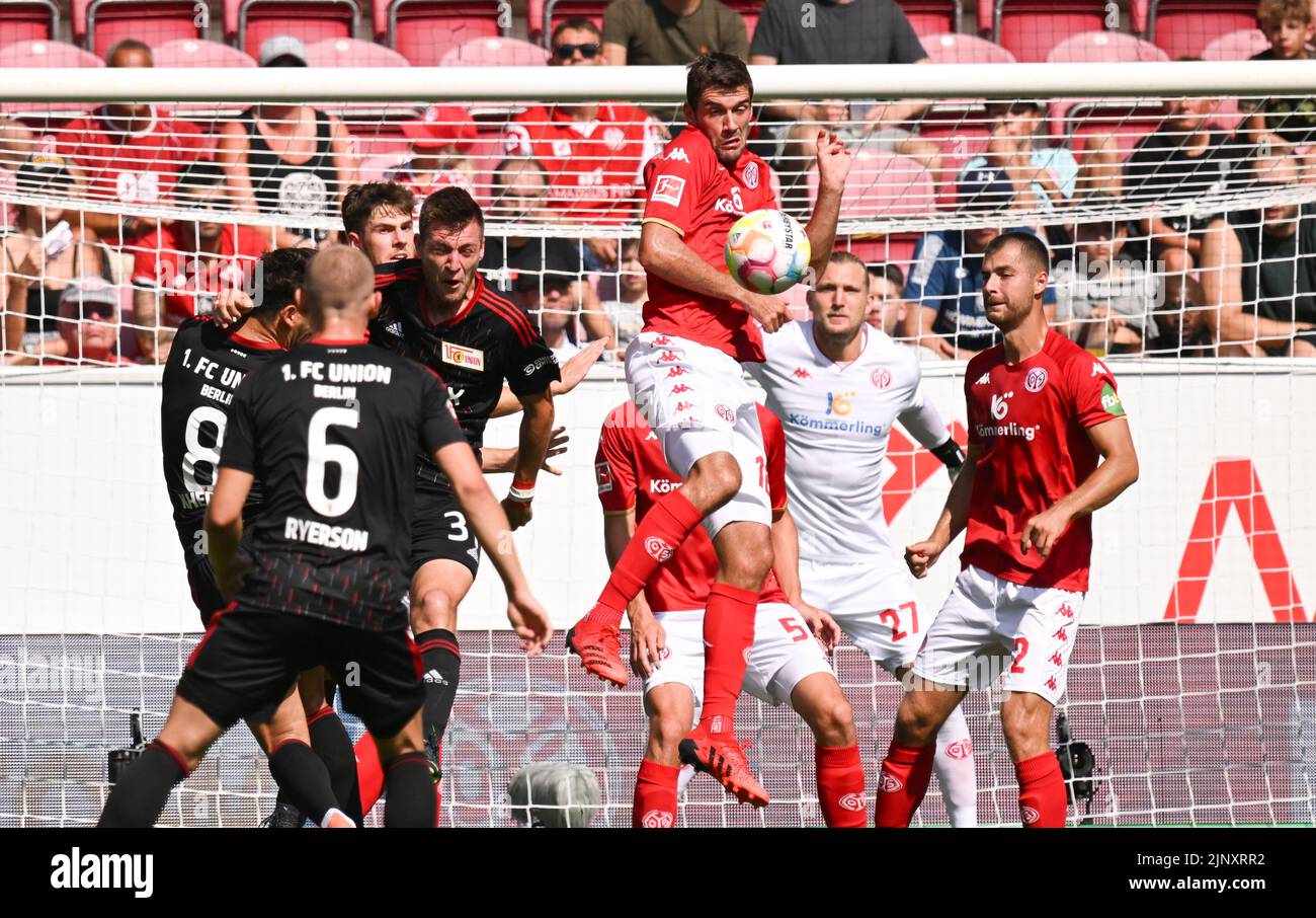 Mainz, Germany. 14th Aug, 2022. Soccer: Bundesliga, FSV Mainz 05 - 1 ...