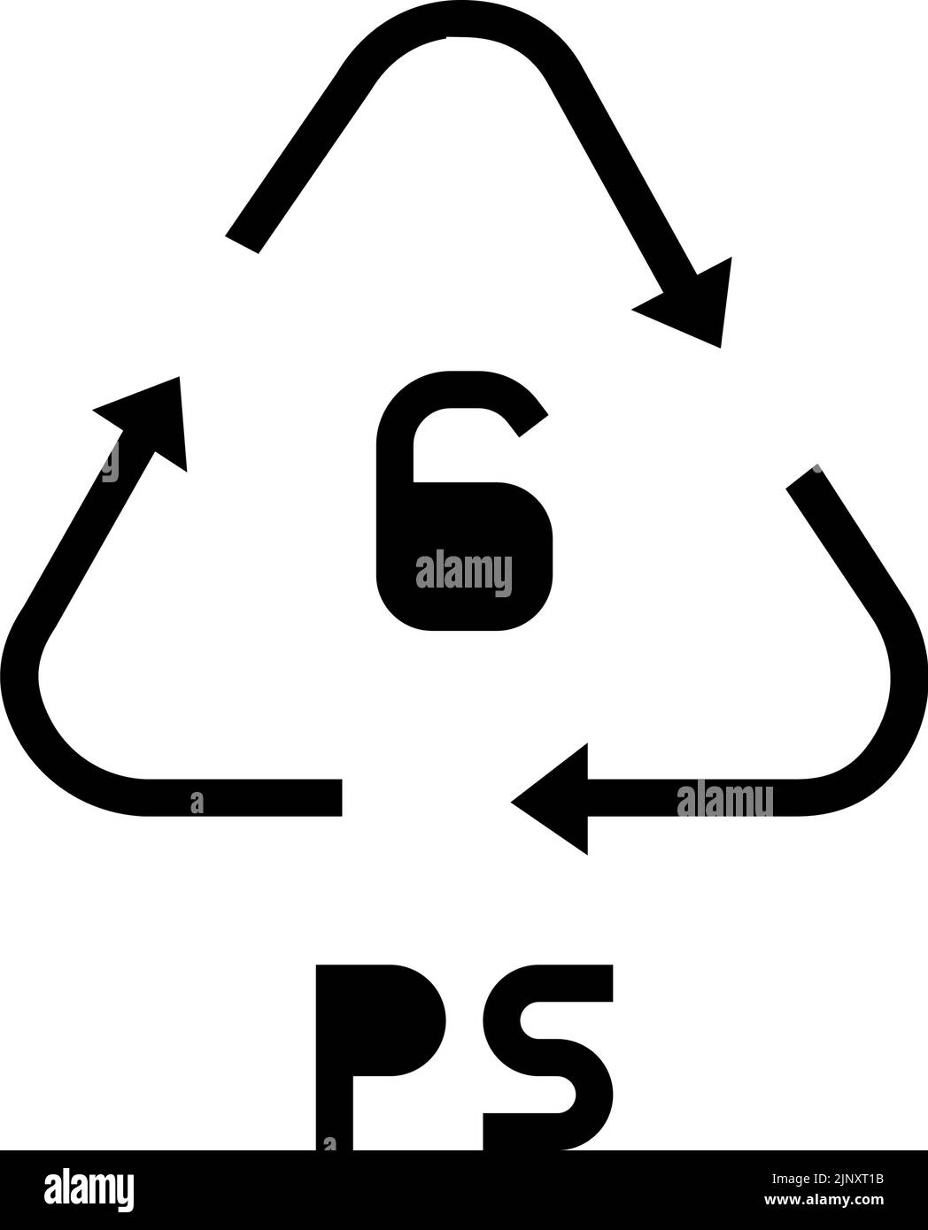 ps plastic product marker glyph icon vector illustration Stock Vector ...