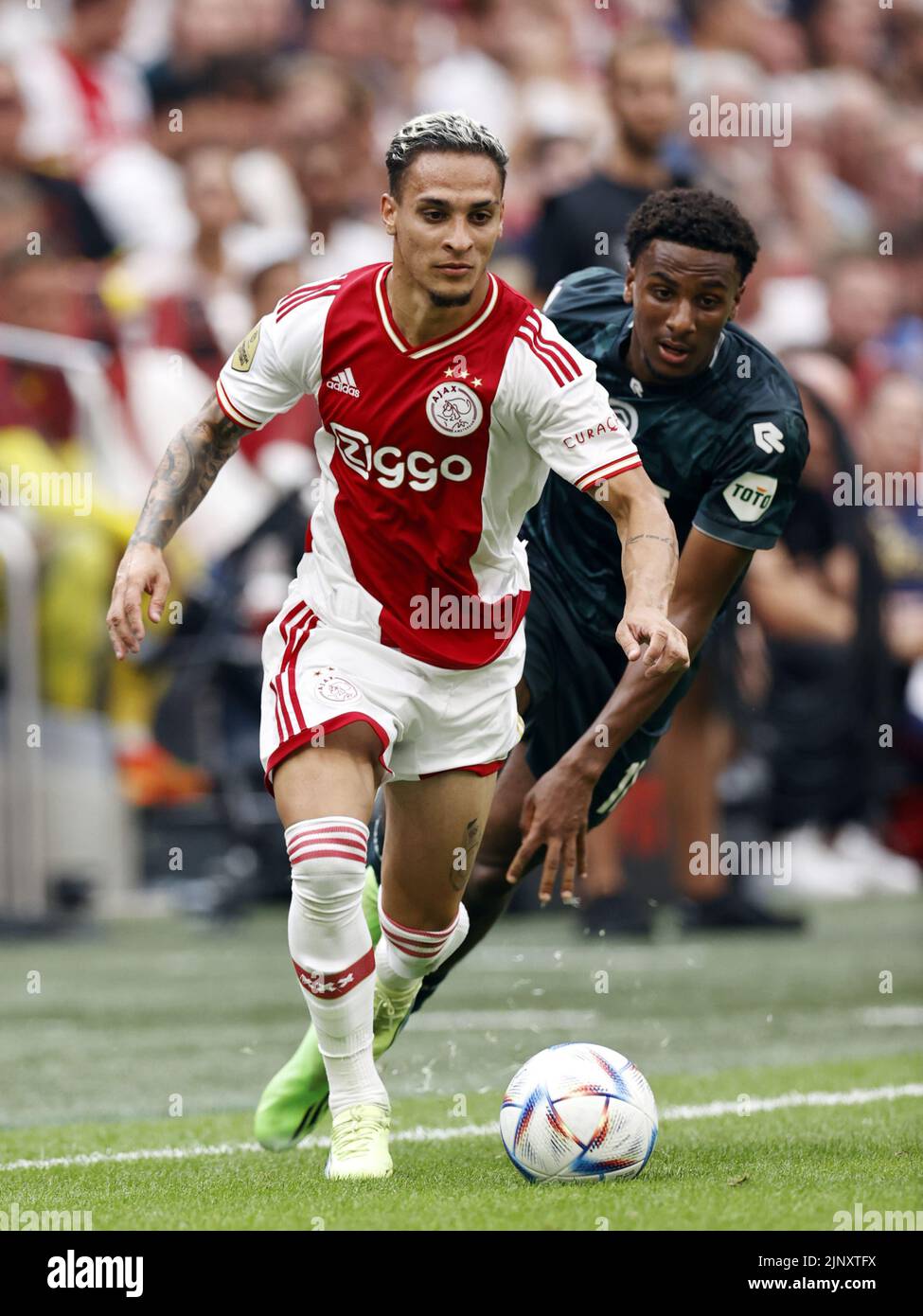 AMSTERDAM - Antony Matheus Dos Santos of Ajax during the Dutch Eredivisie match between Ajax ...