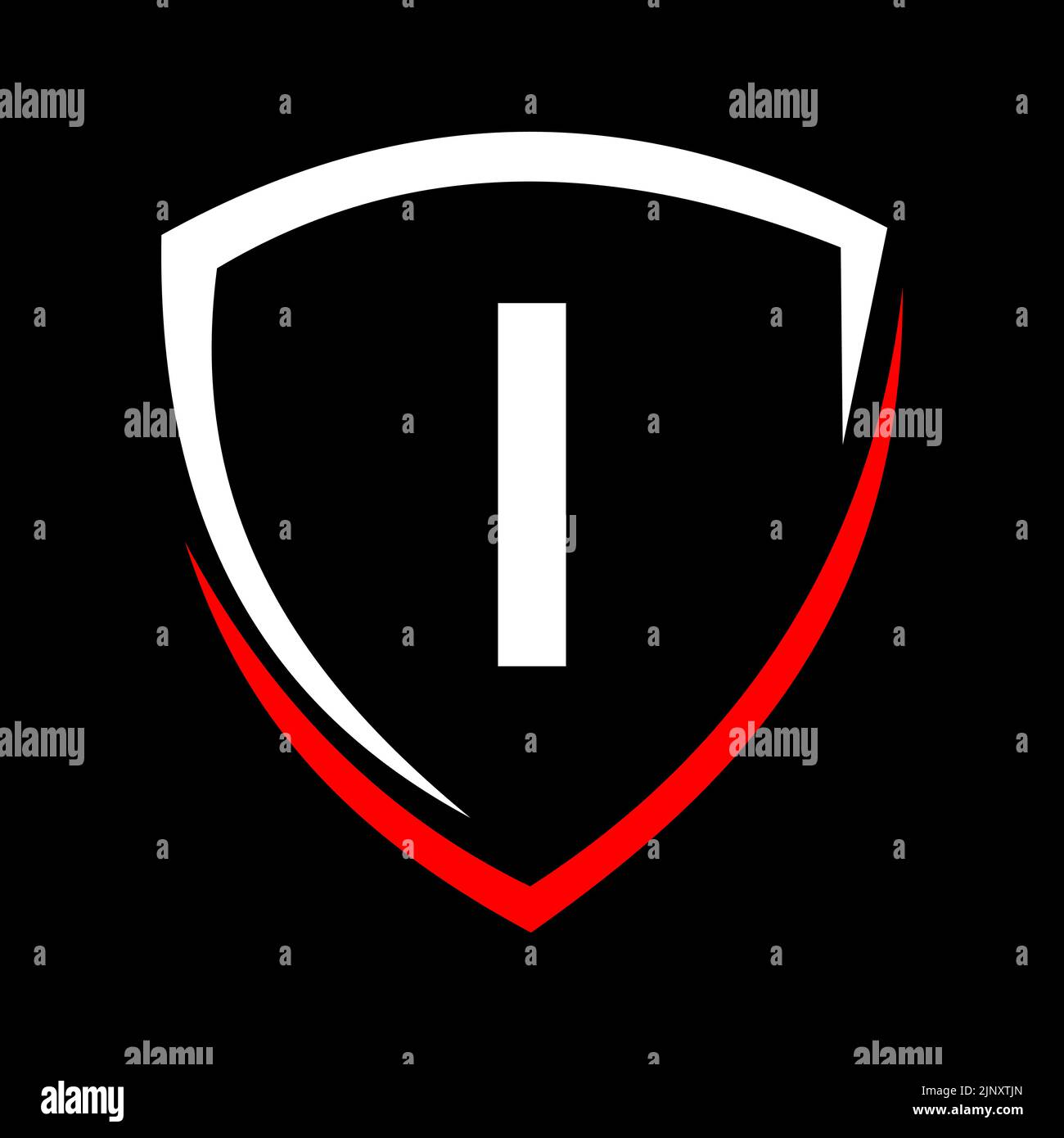 Shield Logo On Letter I Vector, Privacy icon Safe and Protection ...